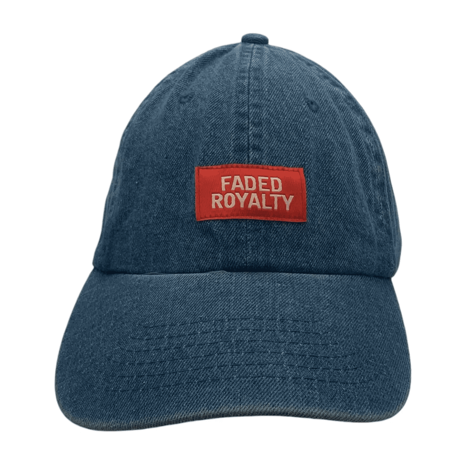 Faded Royalty Men's All Denim Dad Hat Blue - Walmart.com