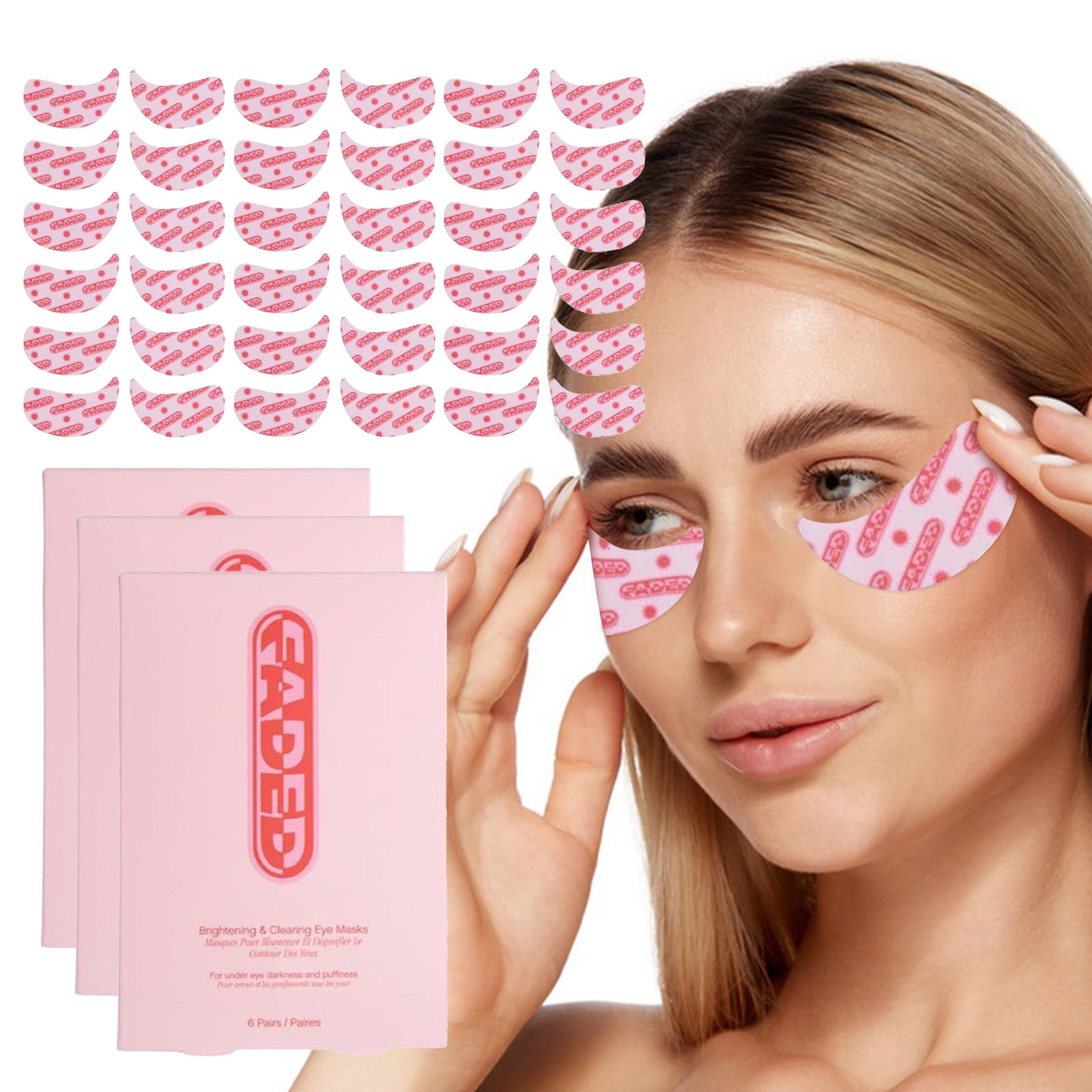 Faded Under Eye Masks 18 Counts - Walmart.com