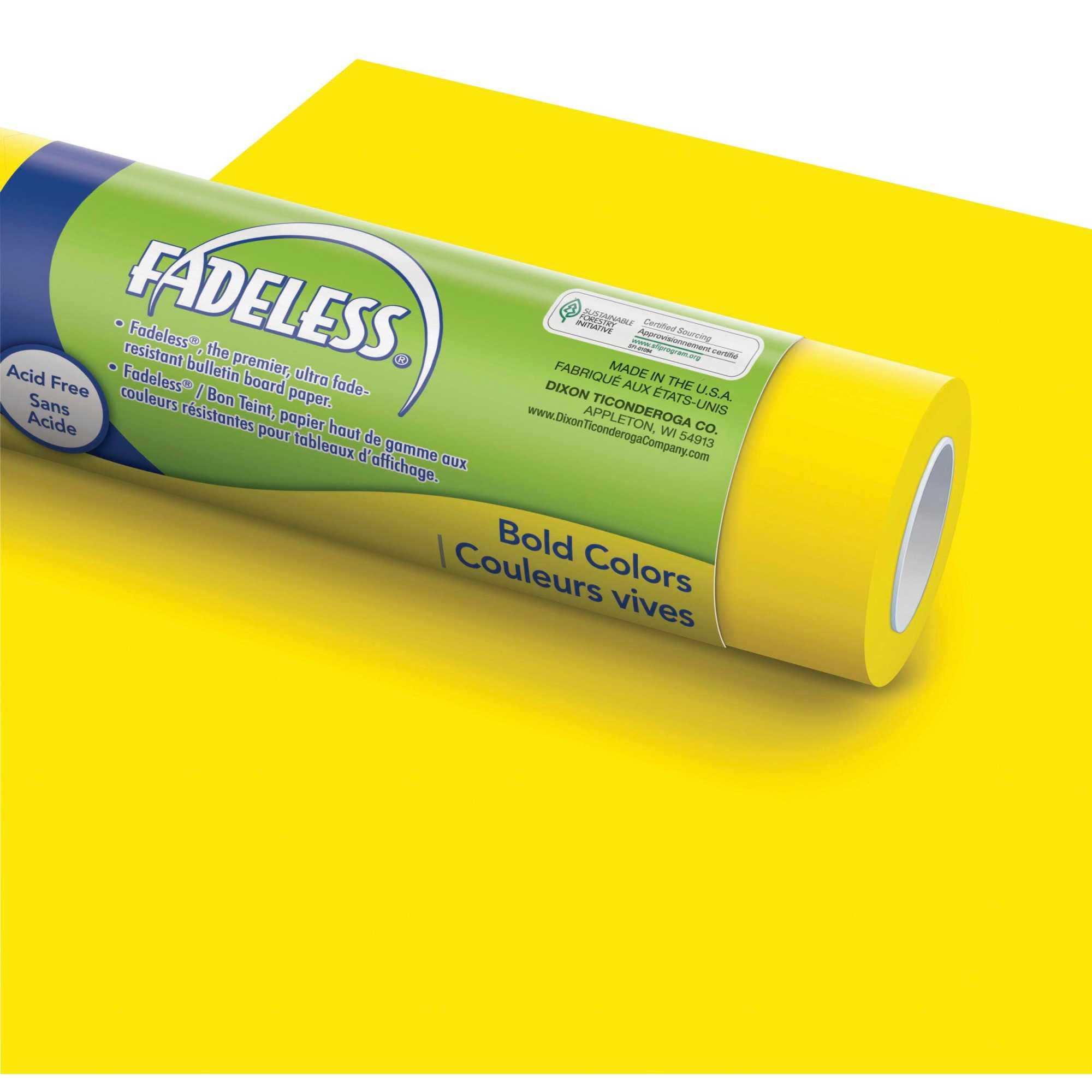 Fadeless Paper Roll, Canary, 48 Inches x 200 Feet - Walmart.com