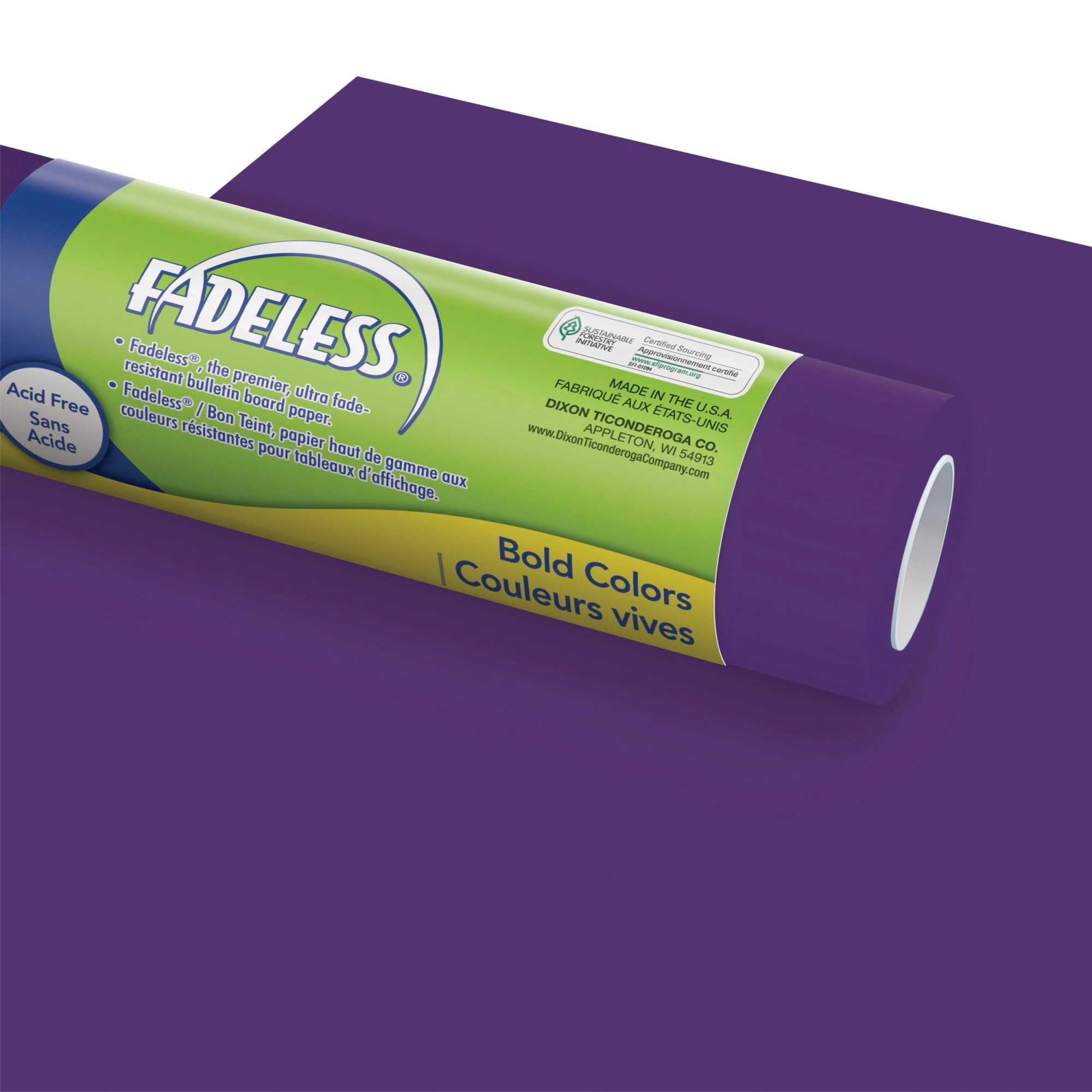 Fadeless Paper Roll, Deep Purple, 48 Inches x 50 Feet - Walmart.com