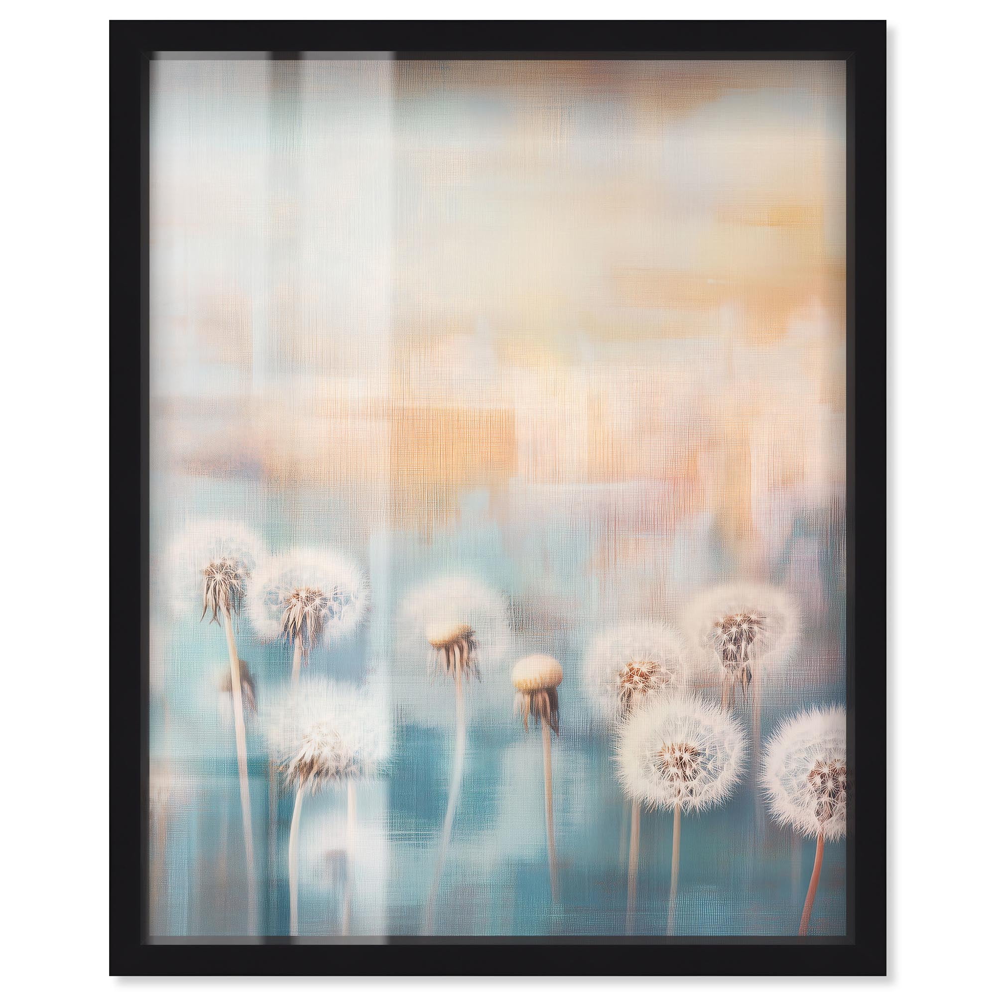 Fading Fluff II Shadowbox Print Western Floral Art by Art Remedy, Black ...
