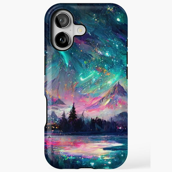 Fae Realm Aurora Enchanted Fantasy Scene Phone Case iPhone Case 17 ...