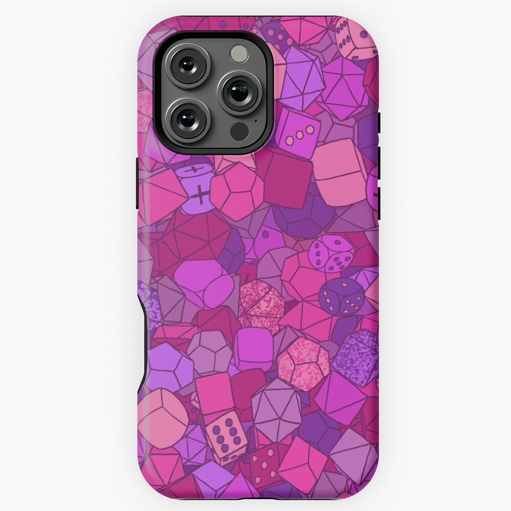 Faerie Dice Fantasy RPG Gamer Phone Case for iPhone 16 15 14 13 12 11 ...