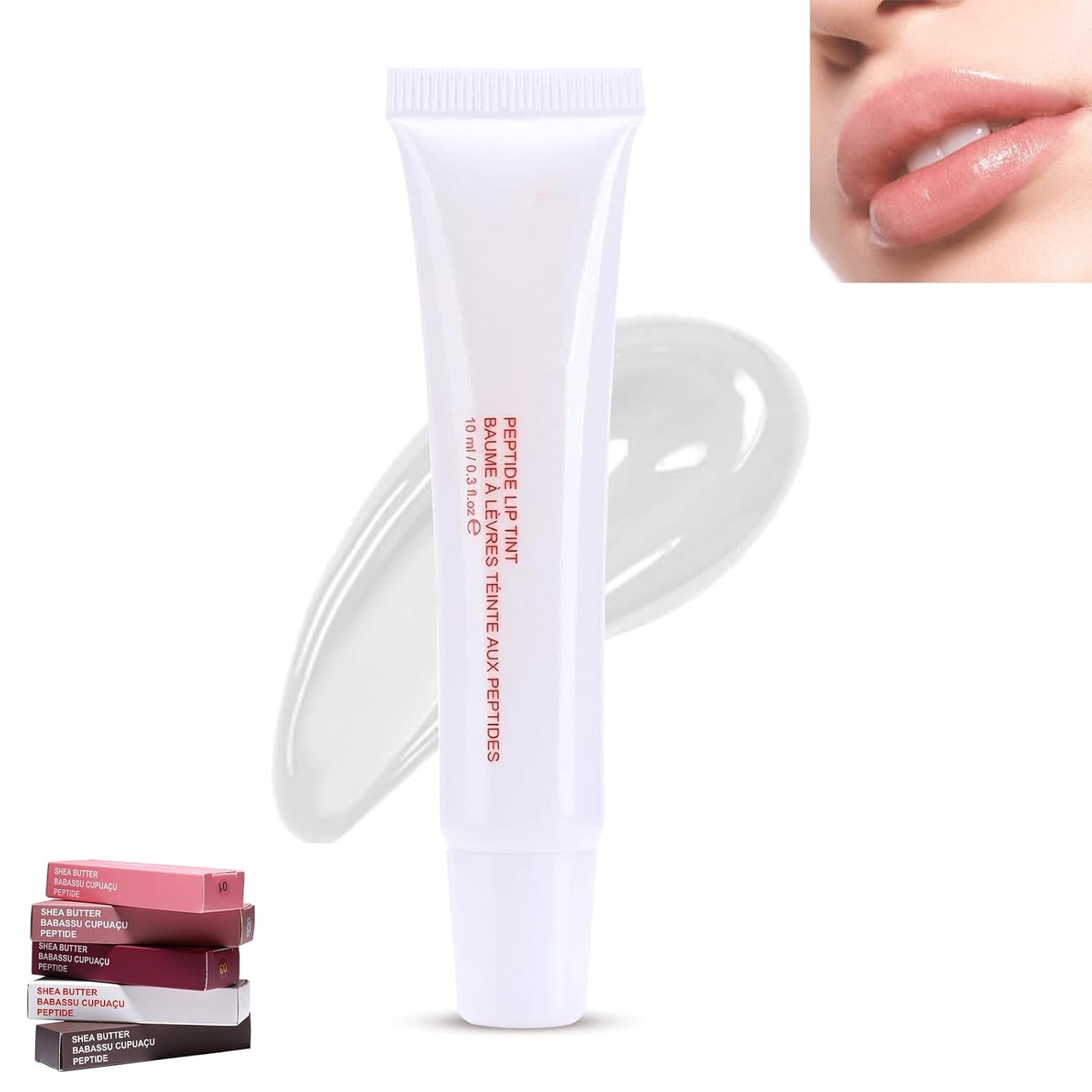 Fafamoon Long Lasting Lip Gloss, 10ml Fafamoon Peptide Lip Tint, 5 ...