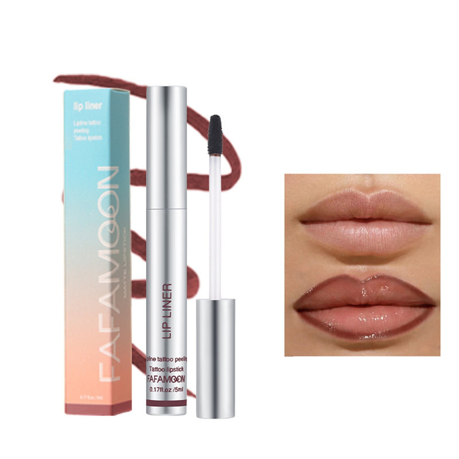 Fafamoon Peeling Lip Liner 5Ml 01# - Peel Off Lip Liner Outline Lip ...