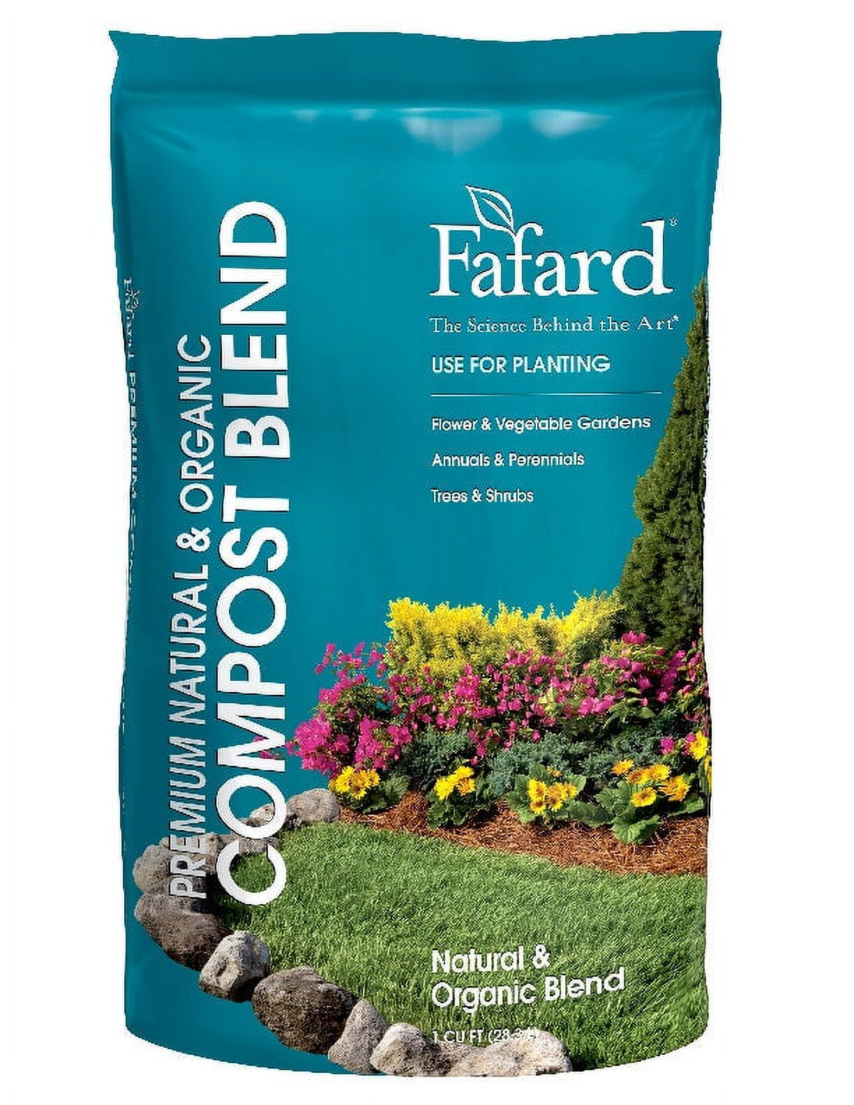 Fafard 4005108 Premium Natural & Organic Compost Blend, 1 CUFT, Each ...