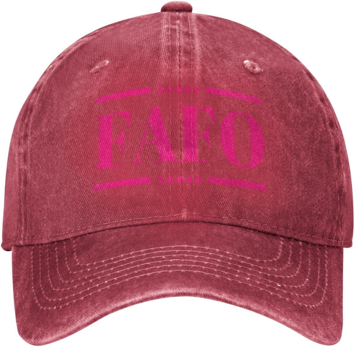 Fafo-Hats Pink, F-Around Find Out Guilty Anti-2024 2025 Baseball Cap ...