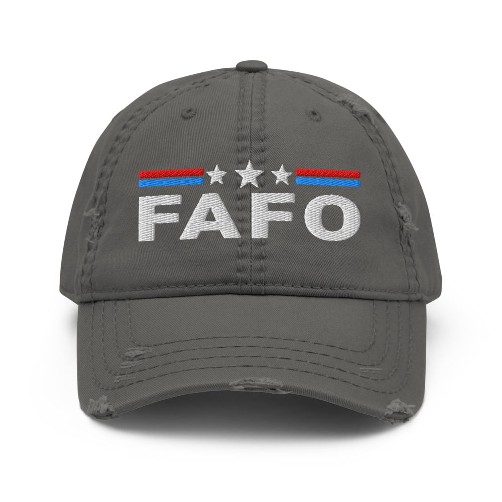 Fafo Trump 2025 MAGA Embroidered Distressed Dad Hat, Trump FAFO F ...