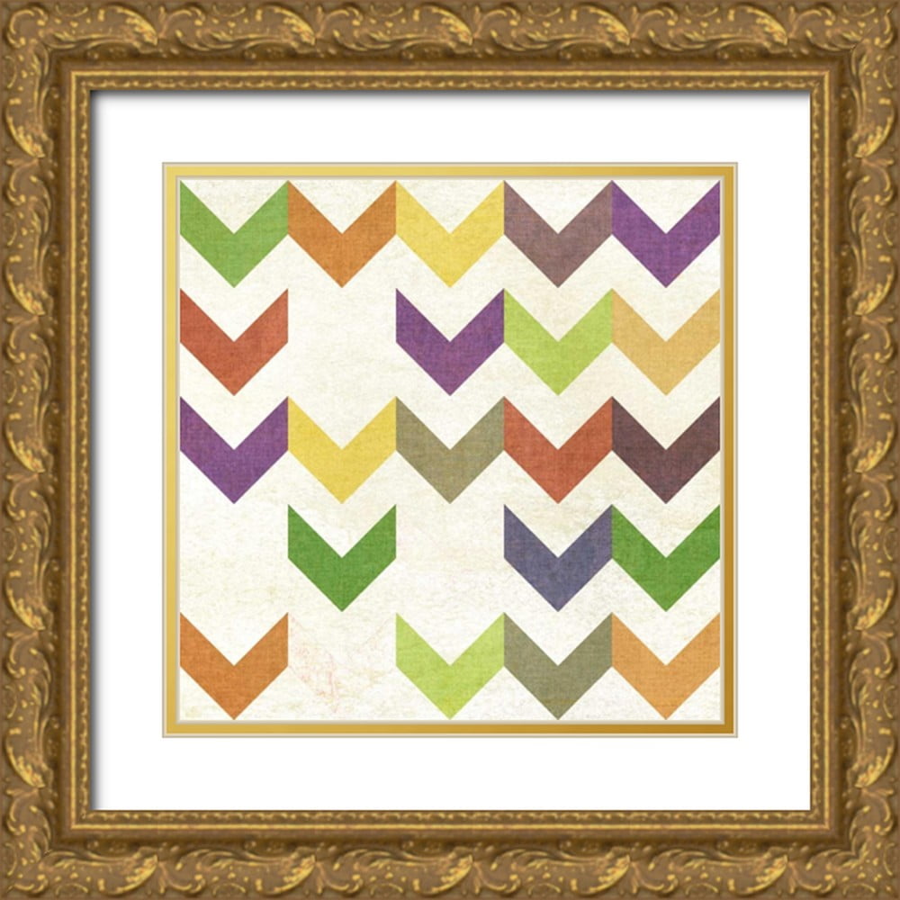 Fagalde, Jarman 26x26 Gold Ornate Wood Framed with Double Matting ...