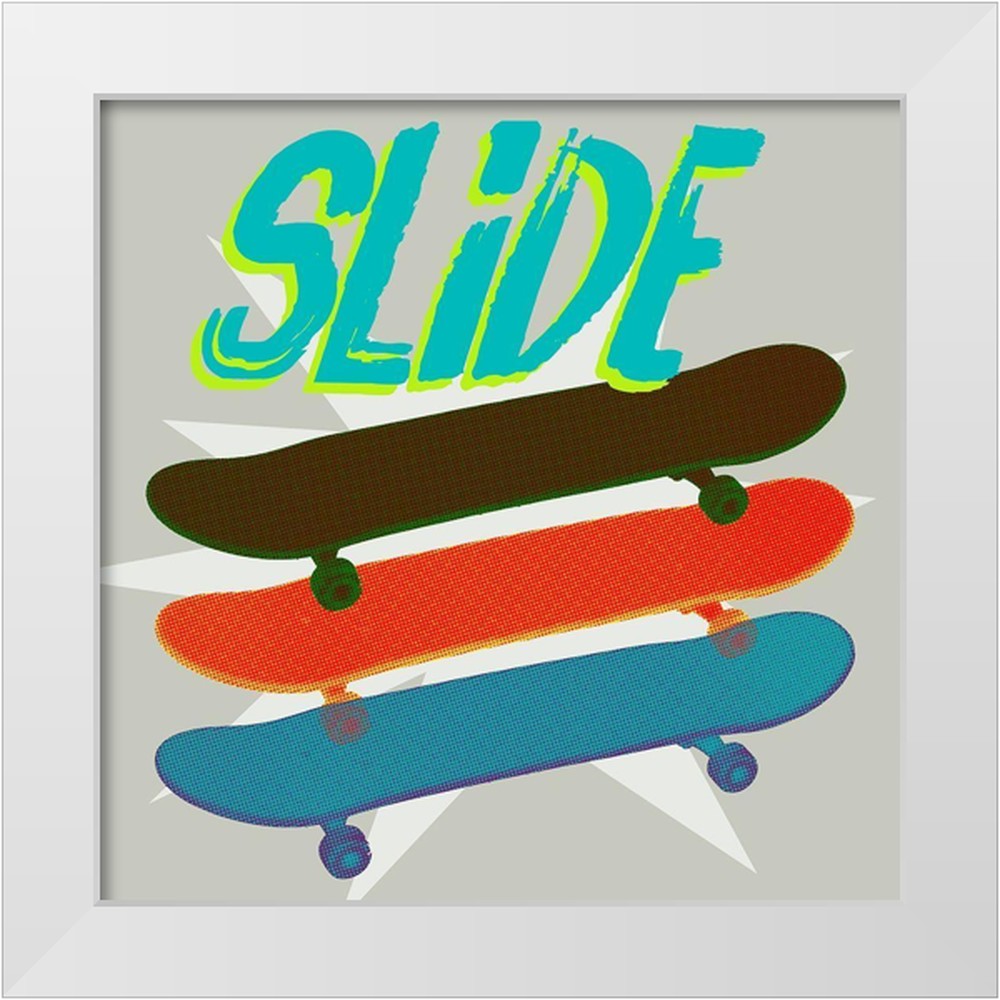 Fagalde, Jarman 26x26 White Modern Wood Framed Museum Art Print Titled ...
