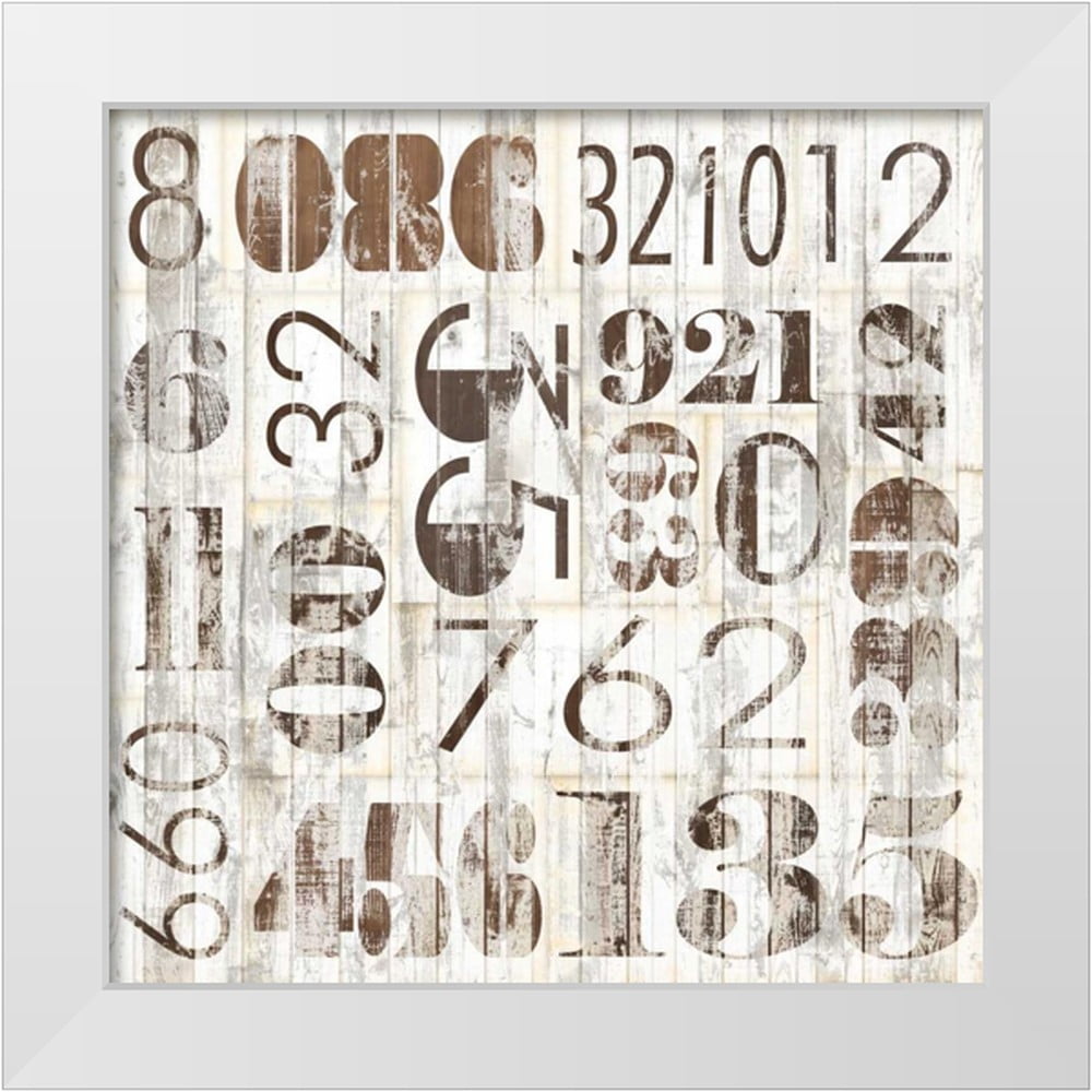 Fagalde, Jarman 26x26 White Modern Wood Framed Museum Art Print Titled ...
