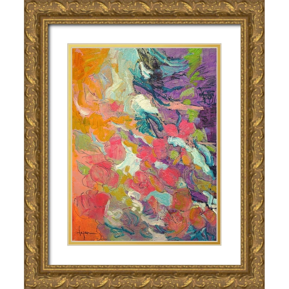 Fagan, Dorothy 19x24 Gold Ornate Wood Framed with Double Matting Museum ...