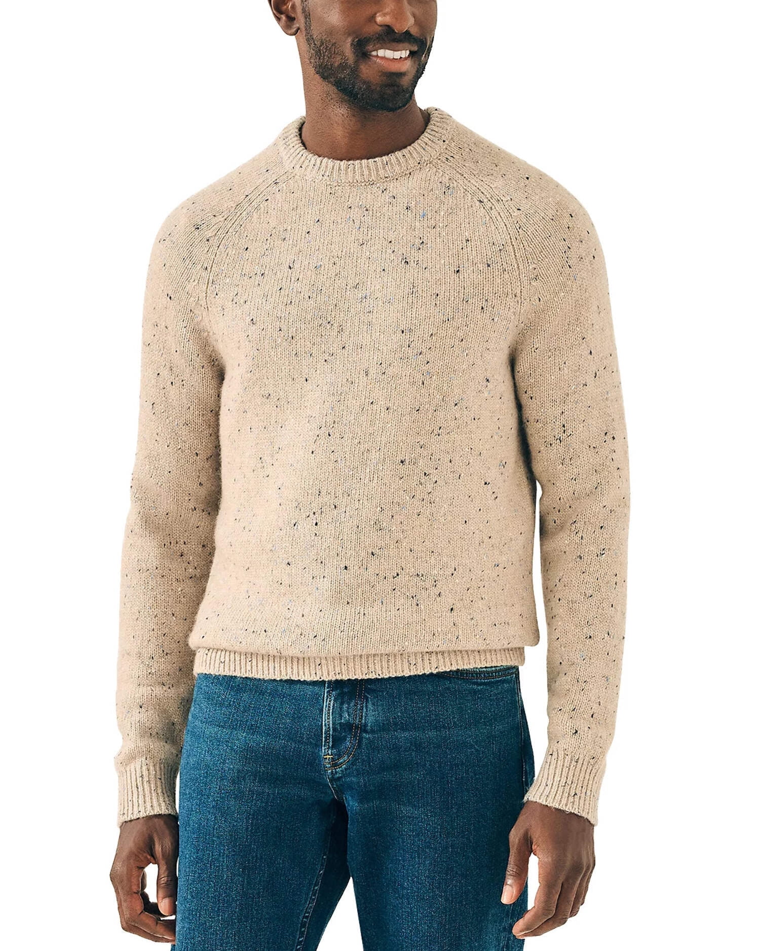 Faherty MEN Donegal Wool Crewneck Sweater - Walmart.com