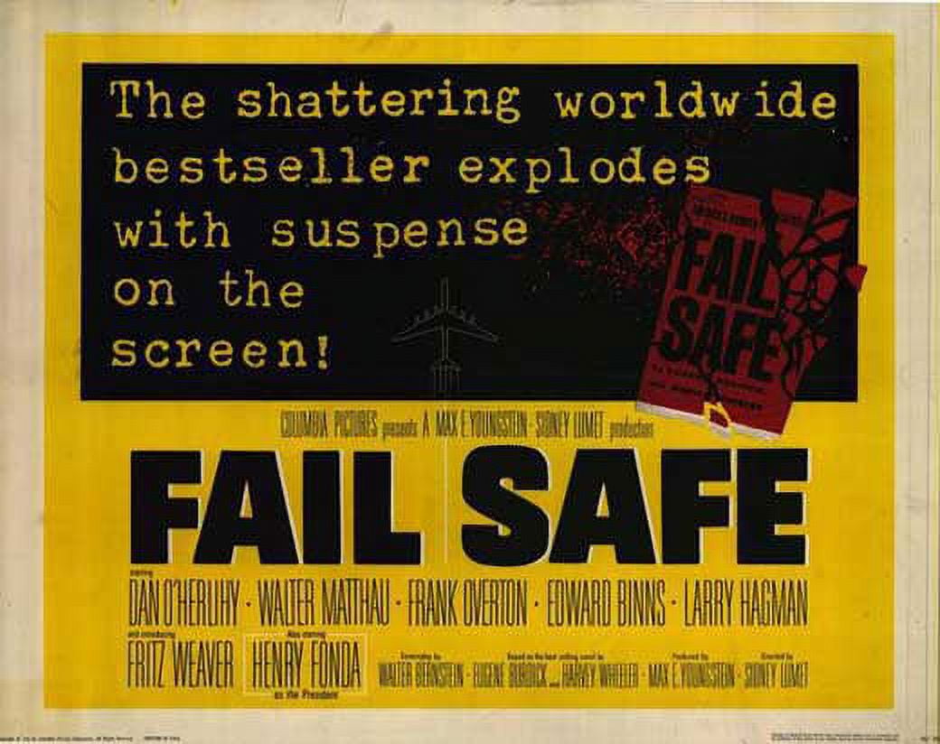 Fail Safe - movie POSTER (Style A) (11" x 14") (1964) - Walmart.com
