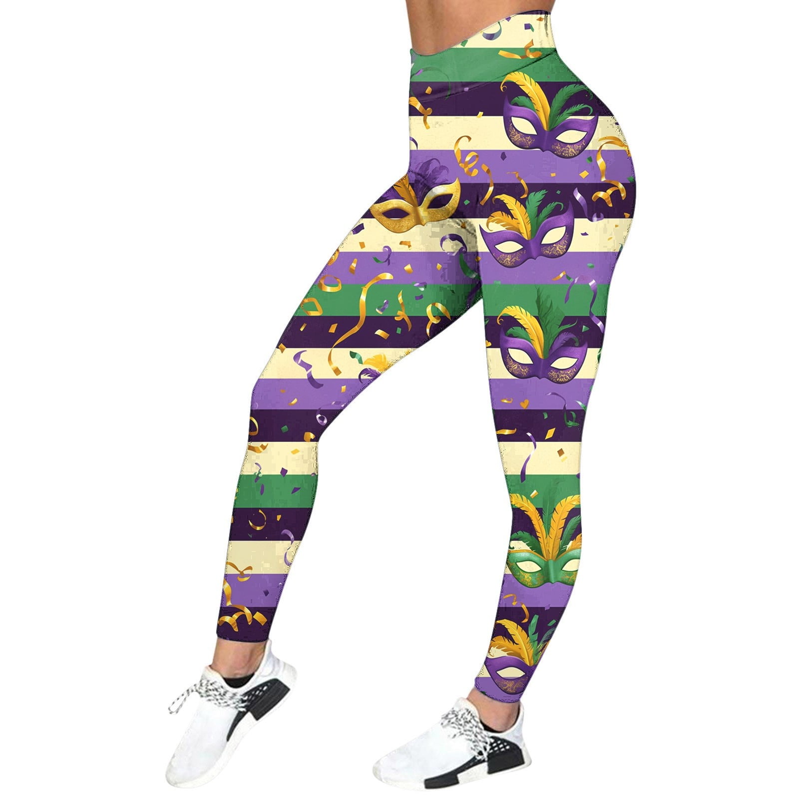 Fainosmny Women Leggings Print Tights Control Yoga Sport Women Leggings ...
