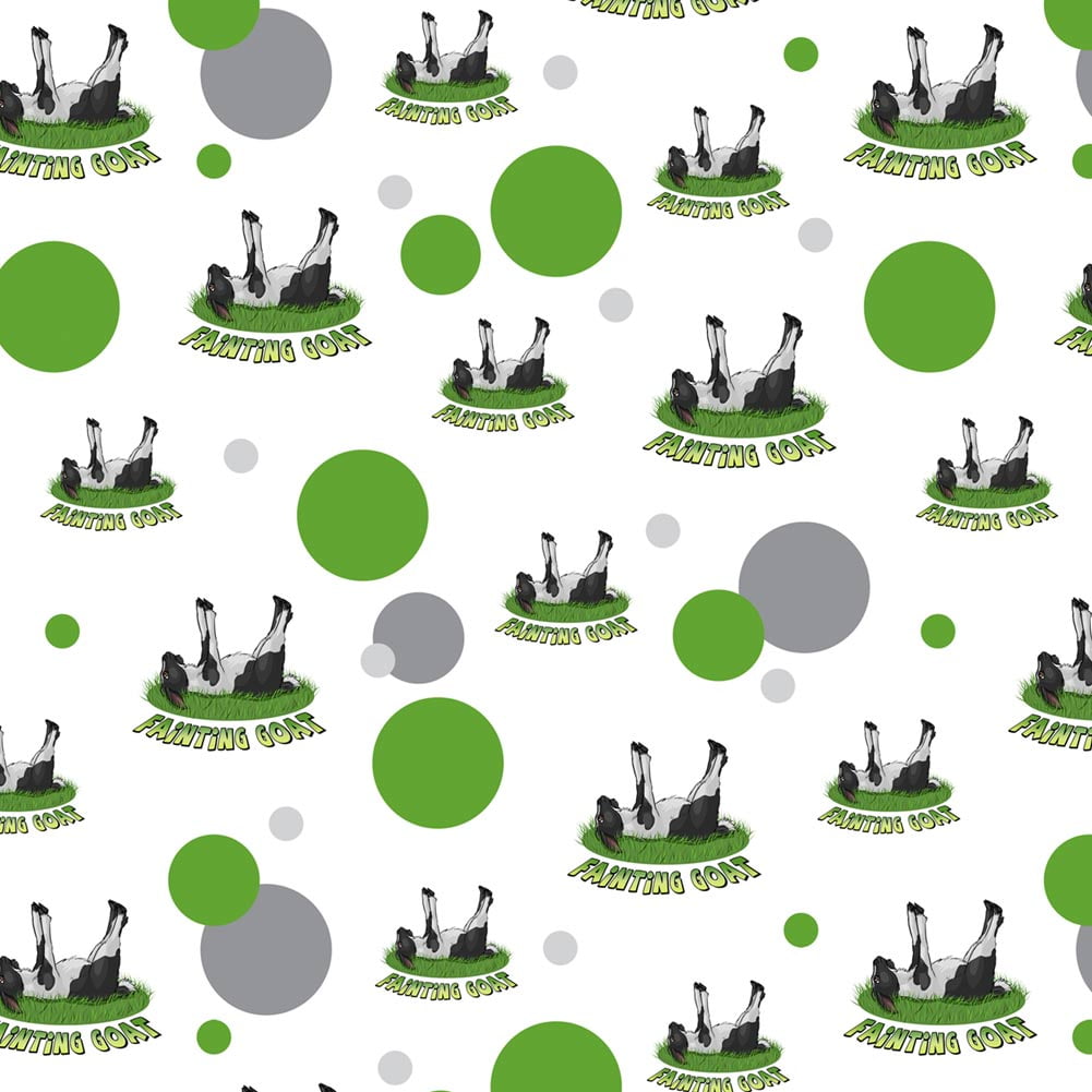 Fainting Goat Myotonic Premium Gift Wrap Wrapping Paper Roll Pattern ...