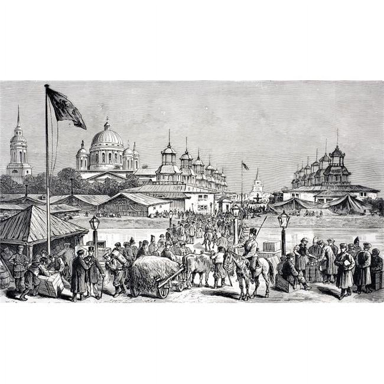 Fair At Nijni Novgorod Russia In the 19th Centuryfrom the Modern ...