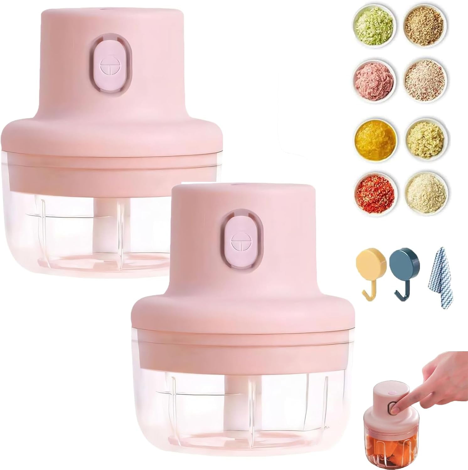 Fair Faction Food Chopper, Fairfaction Wireless Food Chopper Mini ...