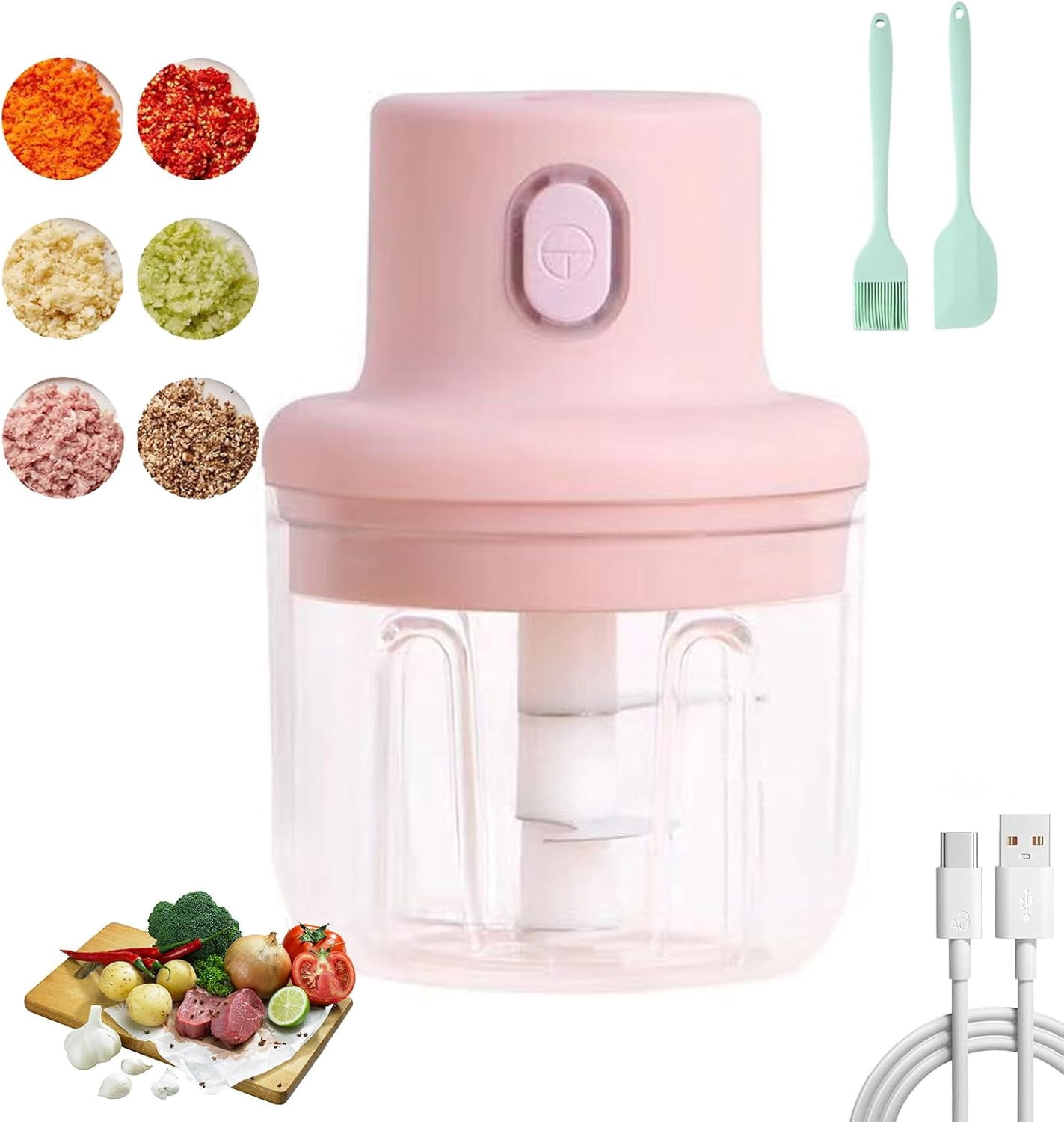 Fair Faction Wireless Food Chopper, Portable Food Processor ...