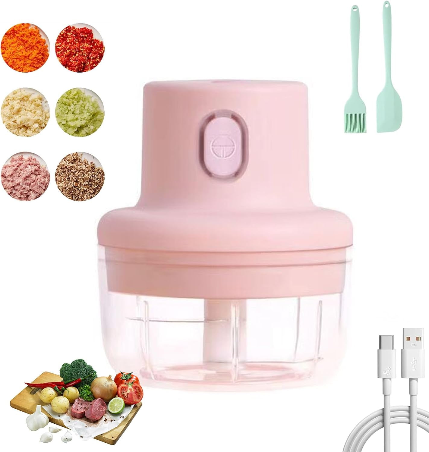 Fair Faction Wireless Food Chopper, Portable Food Processor ...