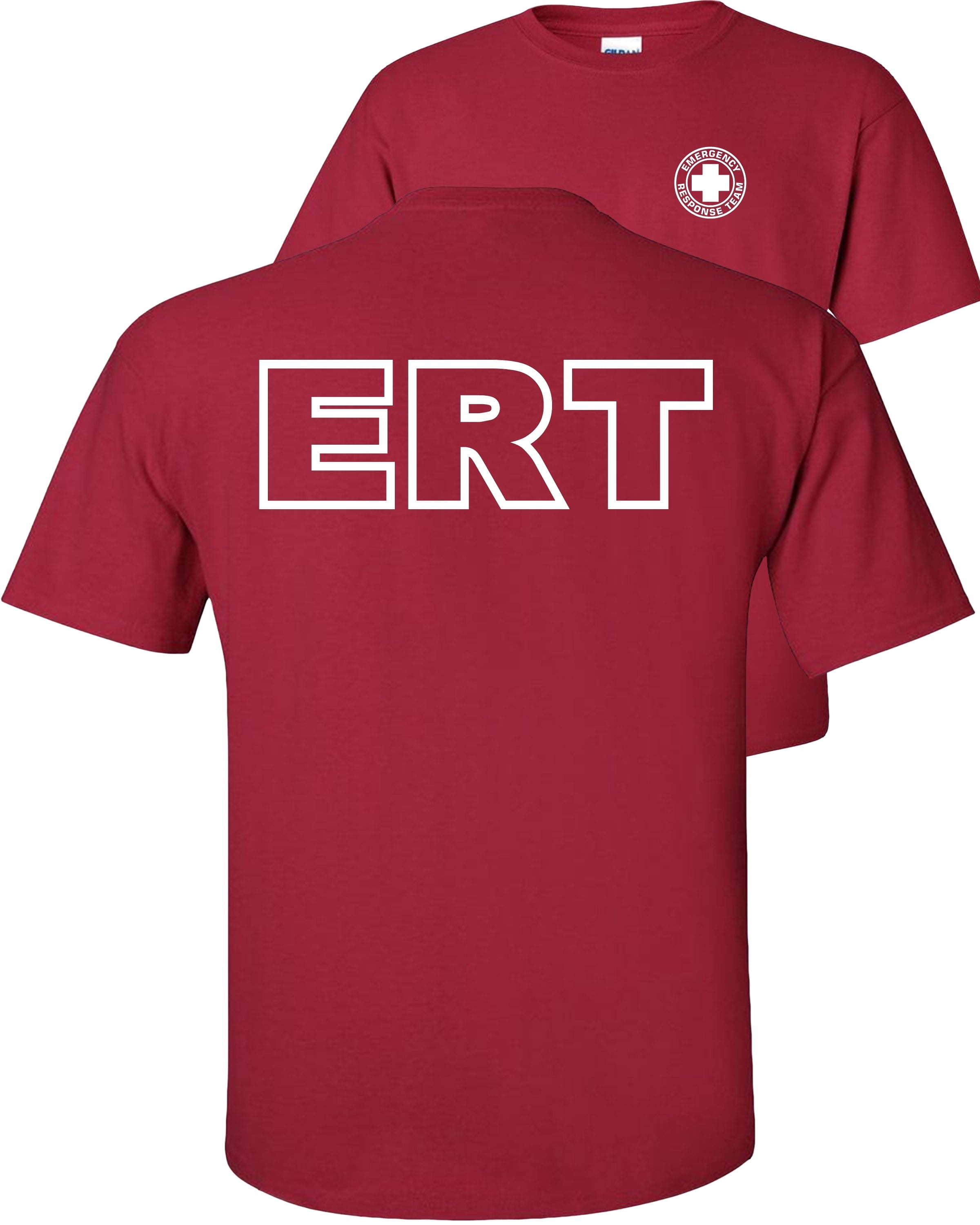 Fair Game ERT T-Shirt Emergency Response Team-Cardinal-Red-2x - Walmart.com