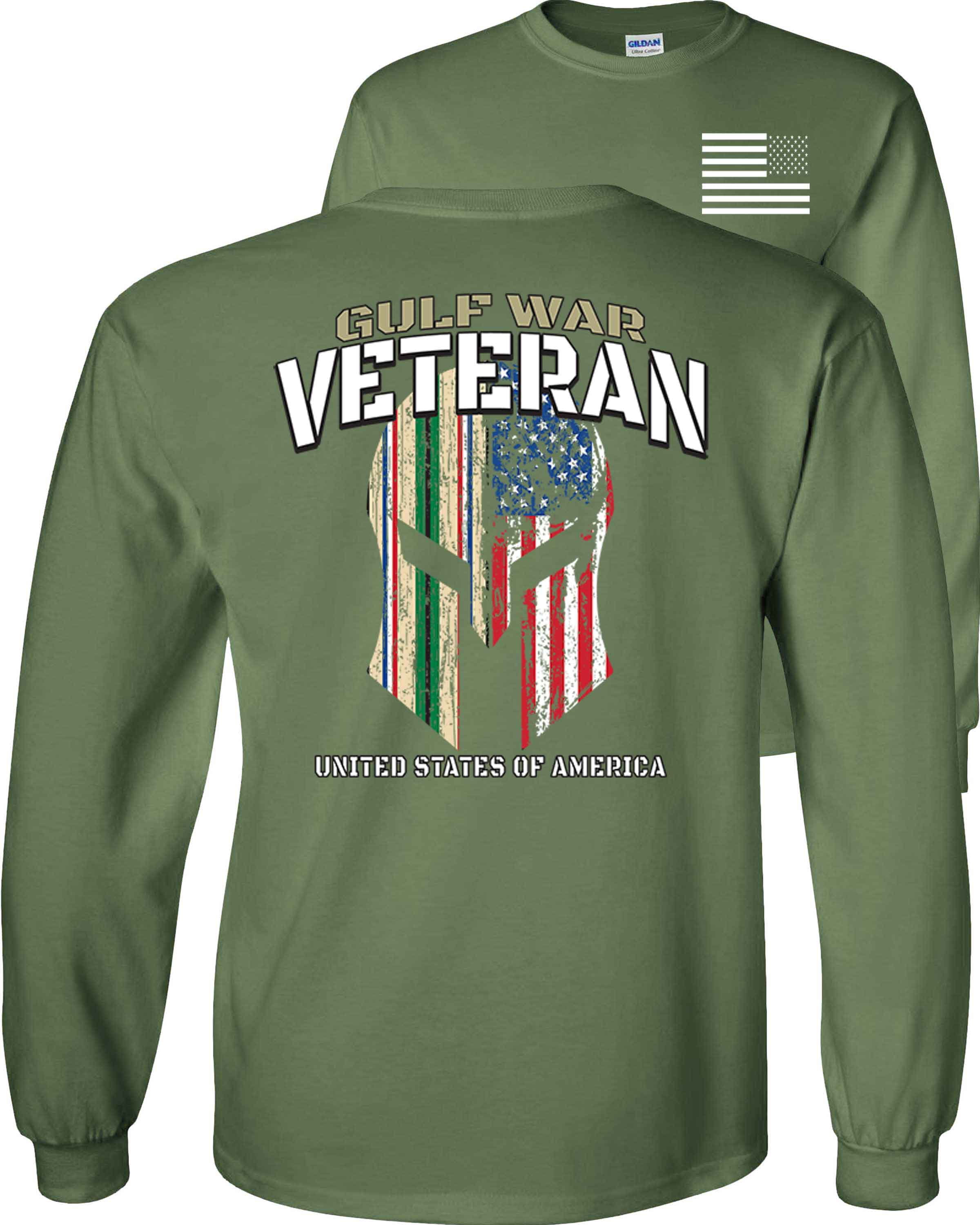 Fair Game Proud Gulf War Spartan Helmet Long Sleeve Shirt-Military ...