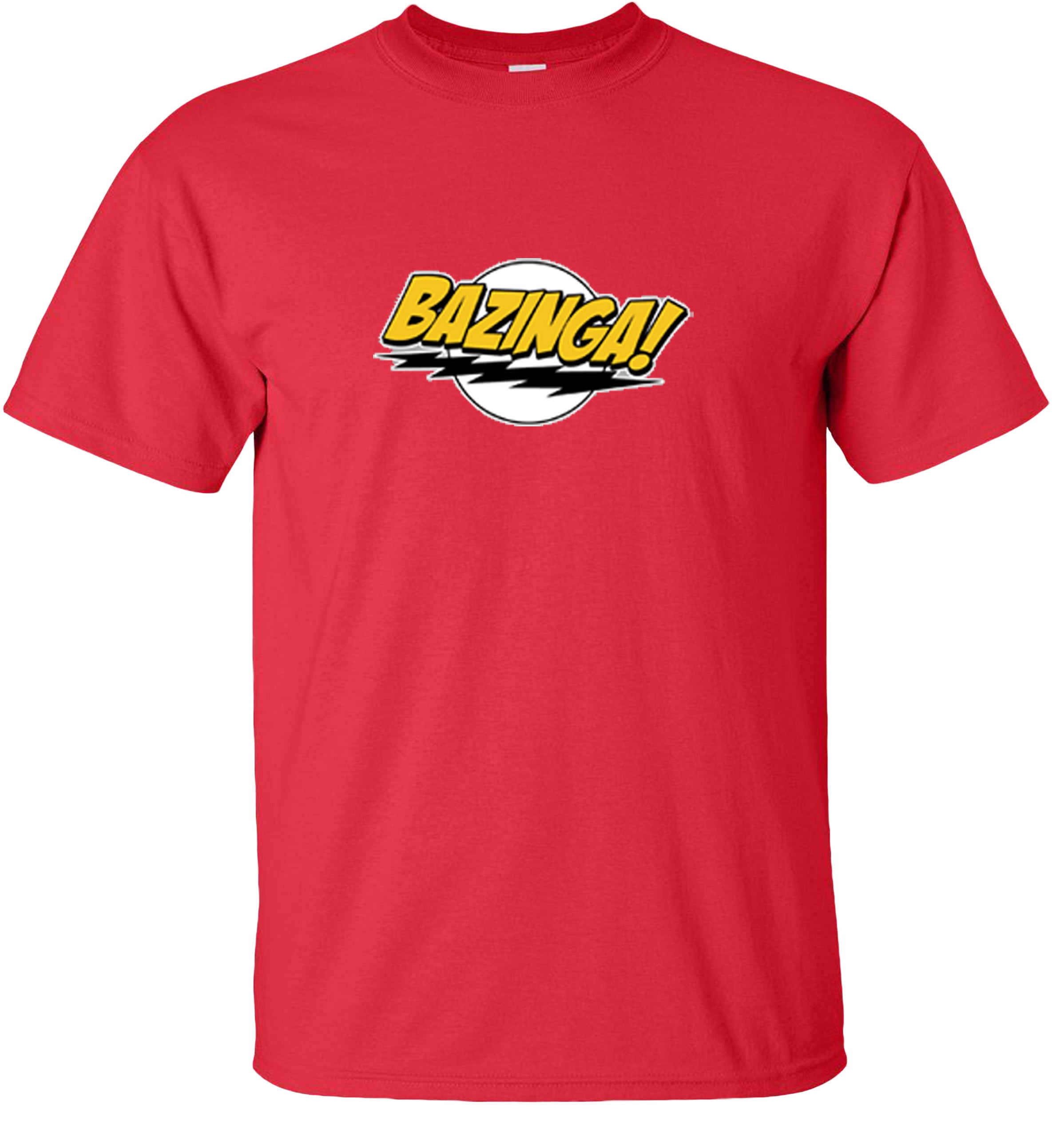 Fair Game Kids Bazinga Flash T-Shirt, The Big Bang Theory-Red-Youth ...