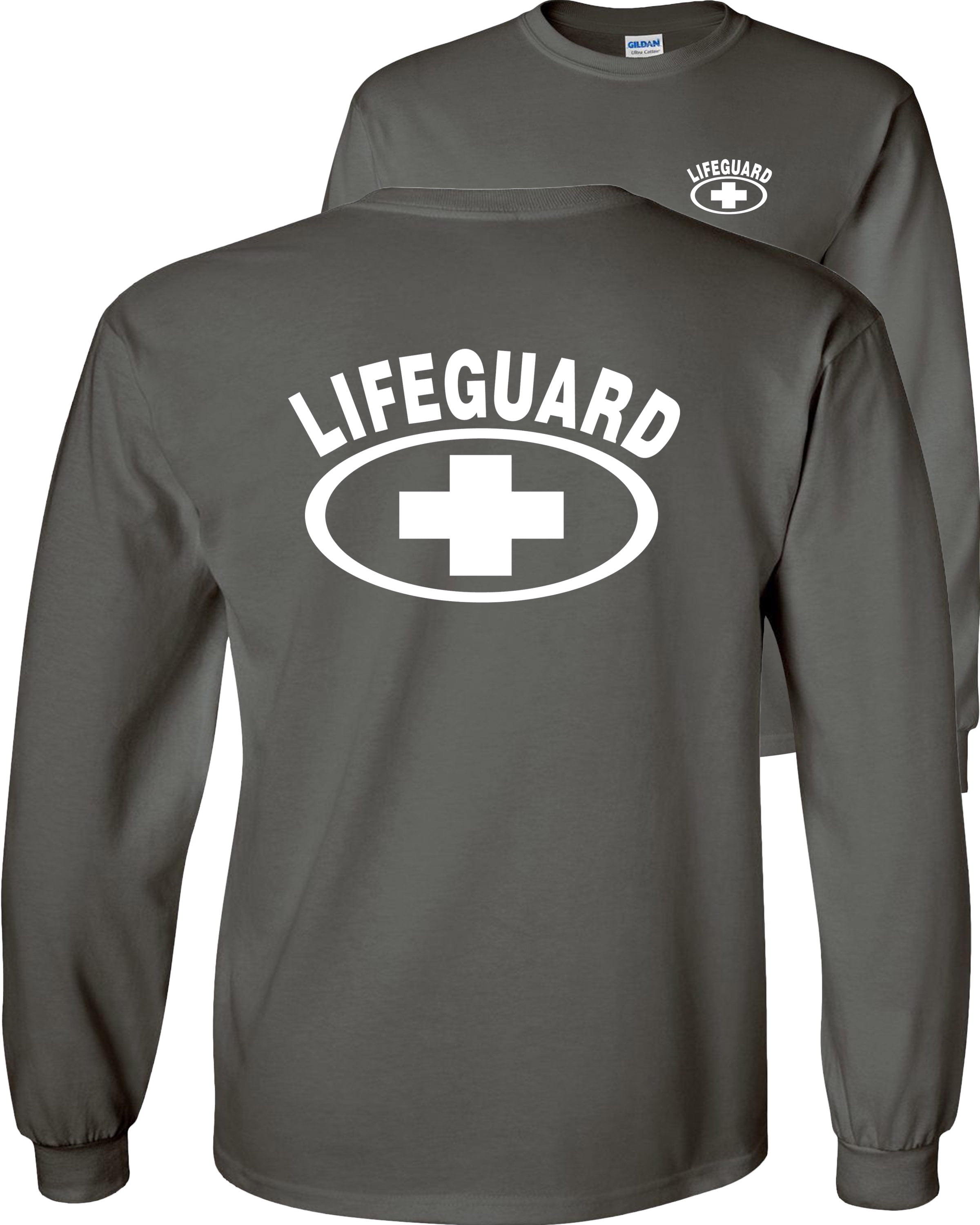 Fair Game Lifeguard Long Sleeve Shirt, lifeguarding cross Graphic Tee F ...