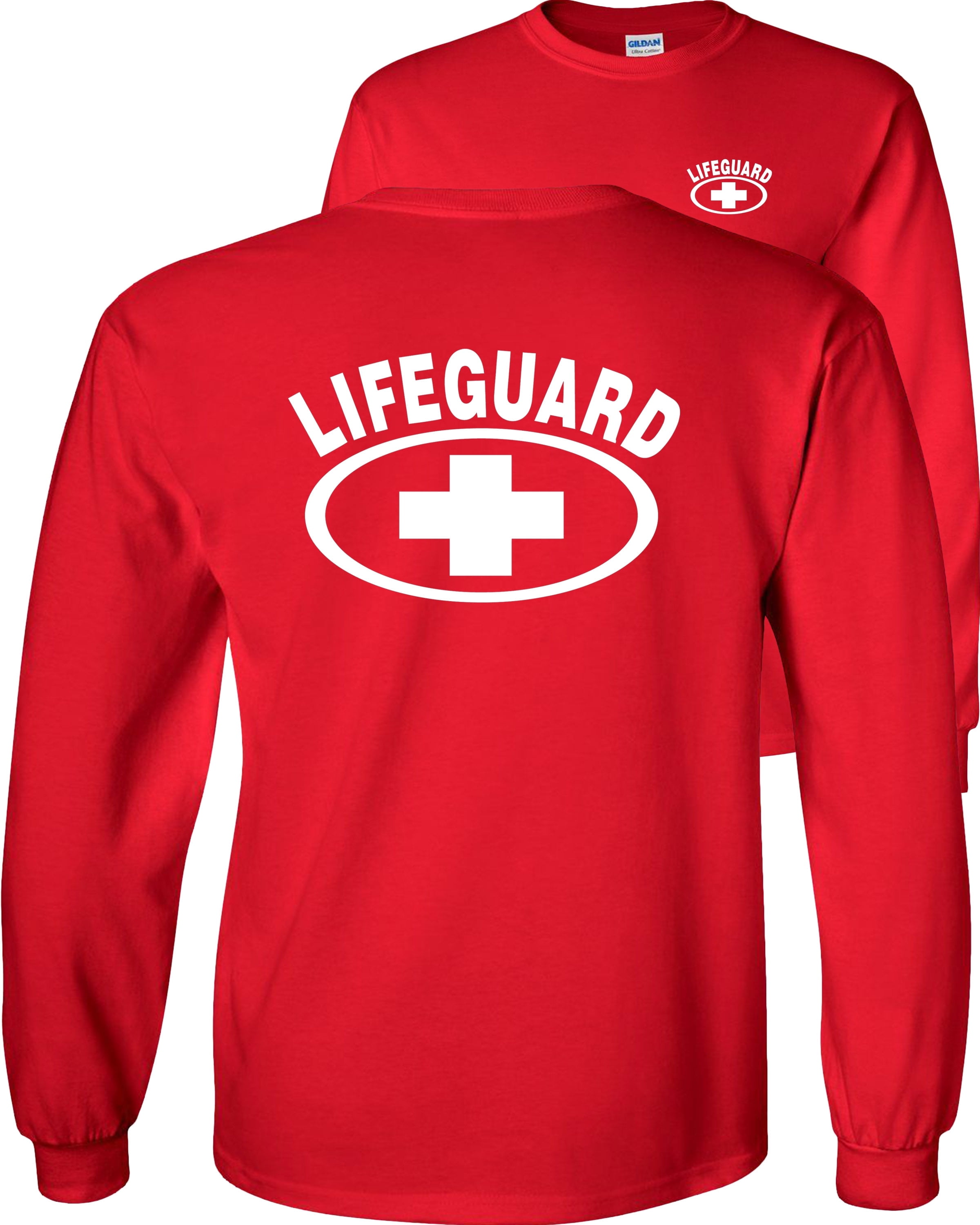 Fair Game Lifeguard Long Sleeve Shirt, lifeguarding cross Graphic Tee F ...