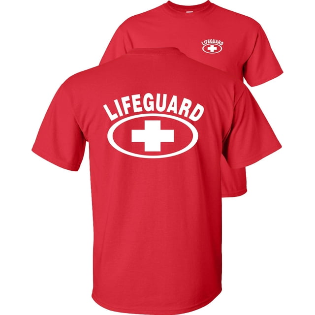 Fair Game Lifeguard T-Shirt, lifeguarding cross Graphic Tee F&B-Red-S ...