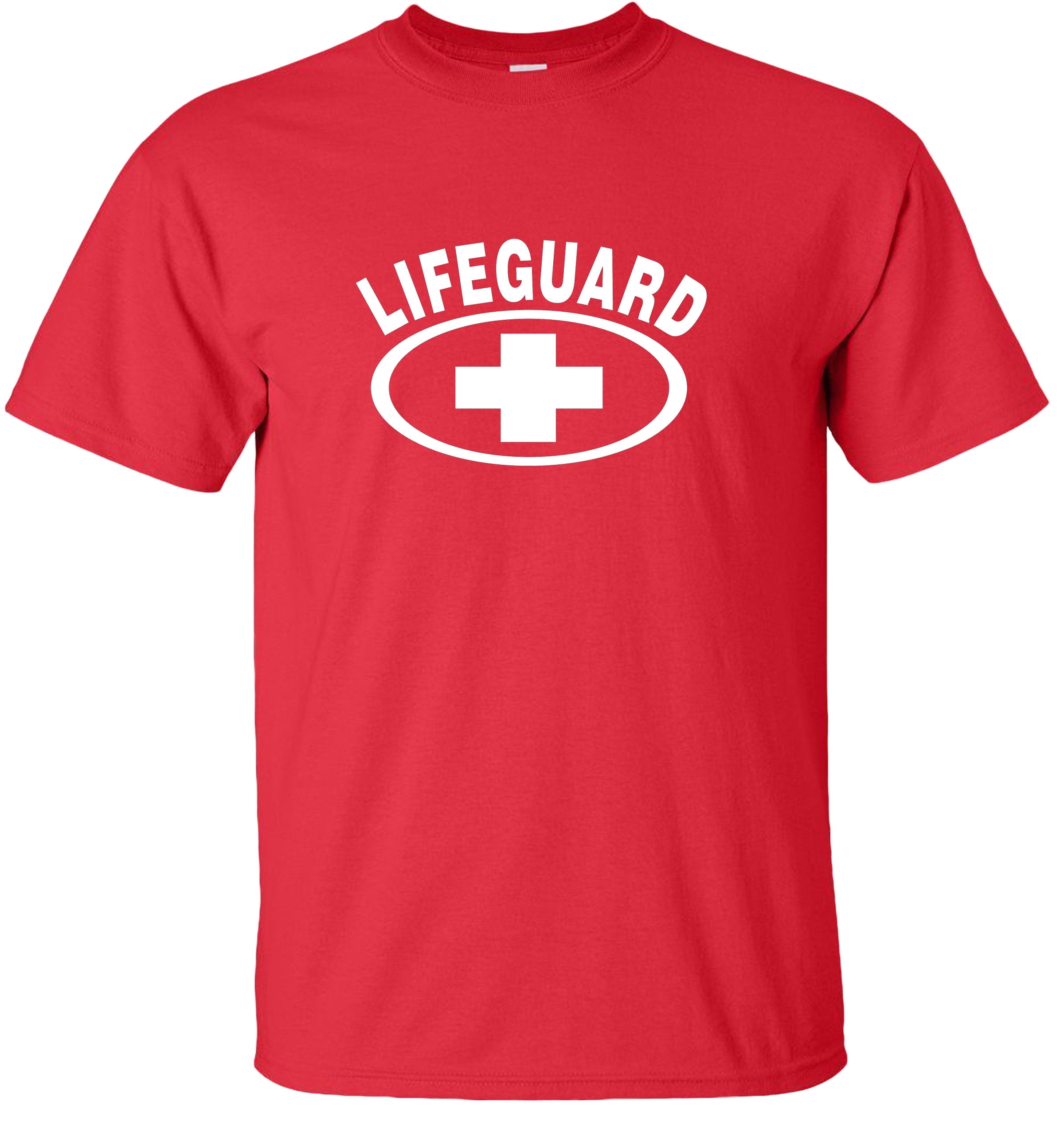 Fair Game Life Guard T-Shirt, Lifeguard Cross-Red-S - Walmart.com