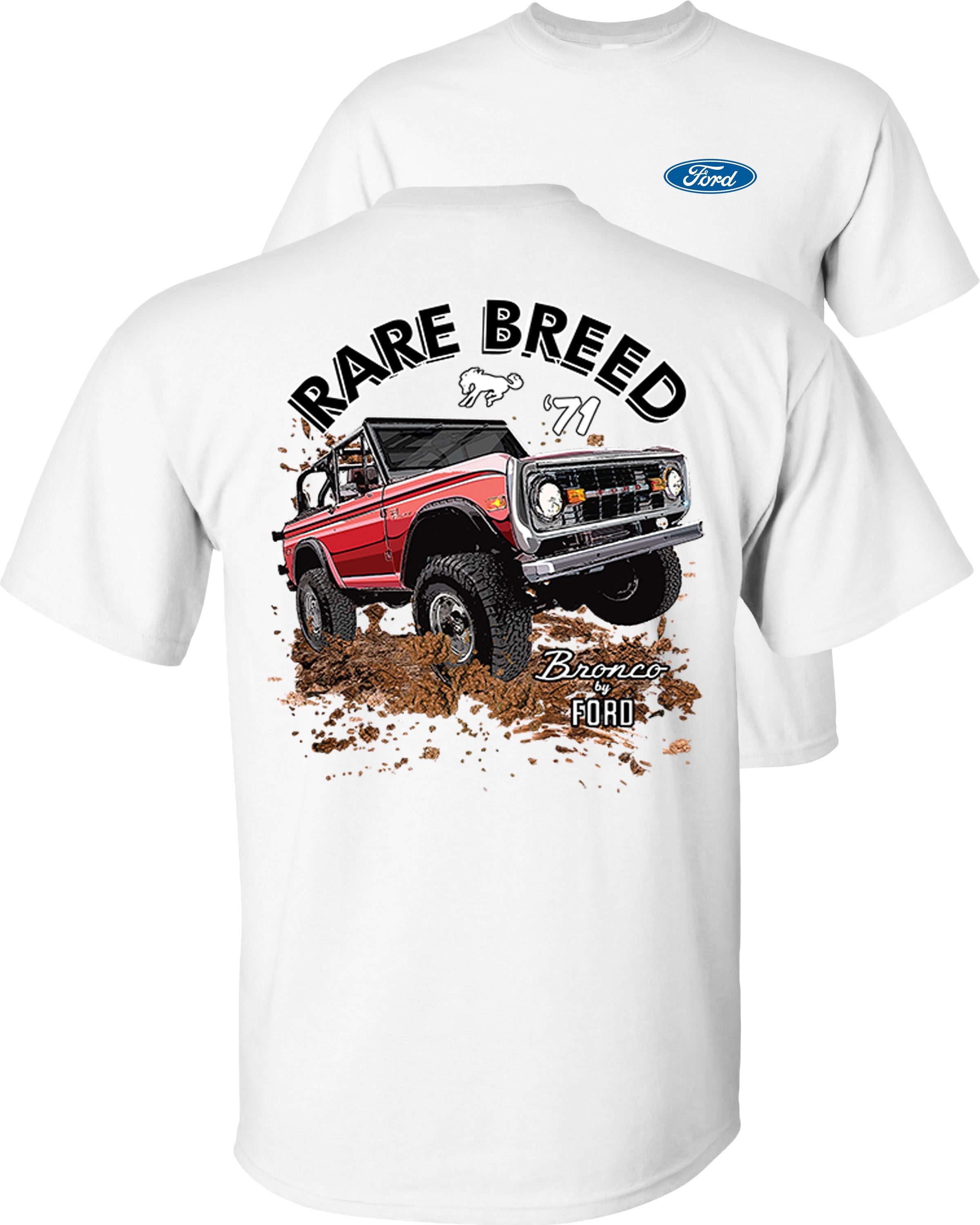 Fair Game Rare Breed Ford Bronco T-Shirt, Classic Vintage Retro Bronco ...