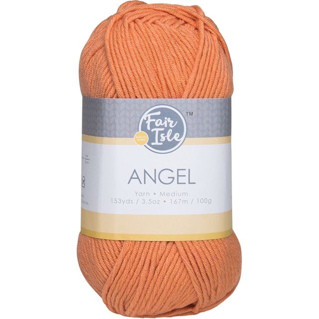 Fair Isle Angel Yarn-Apricot - Walmart.com