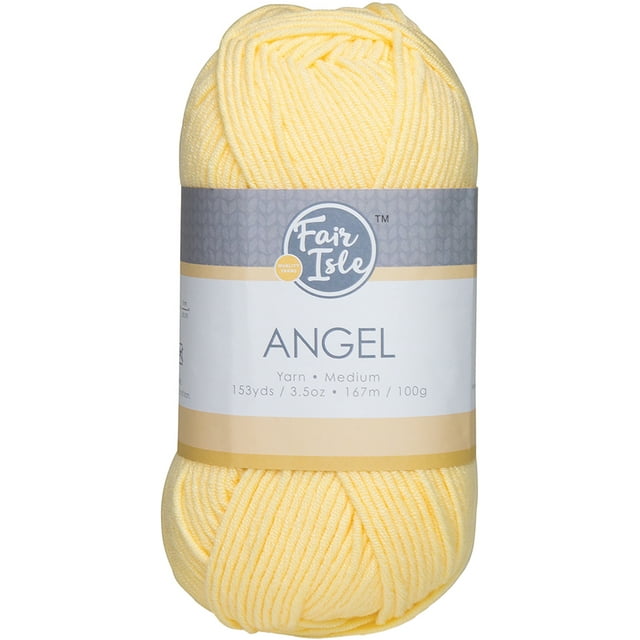 Fair Isle Angel Yarn-Butter - Walmart.com
