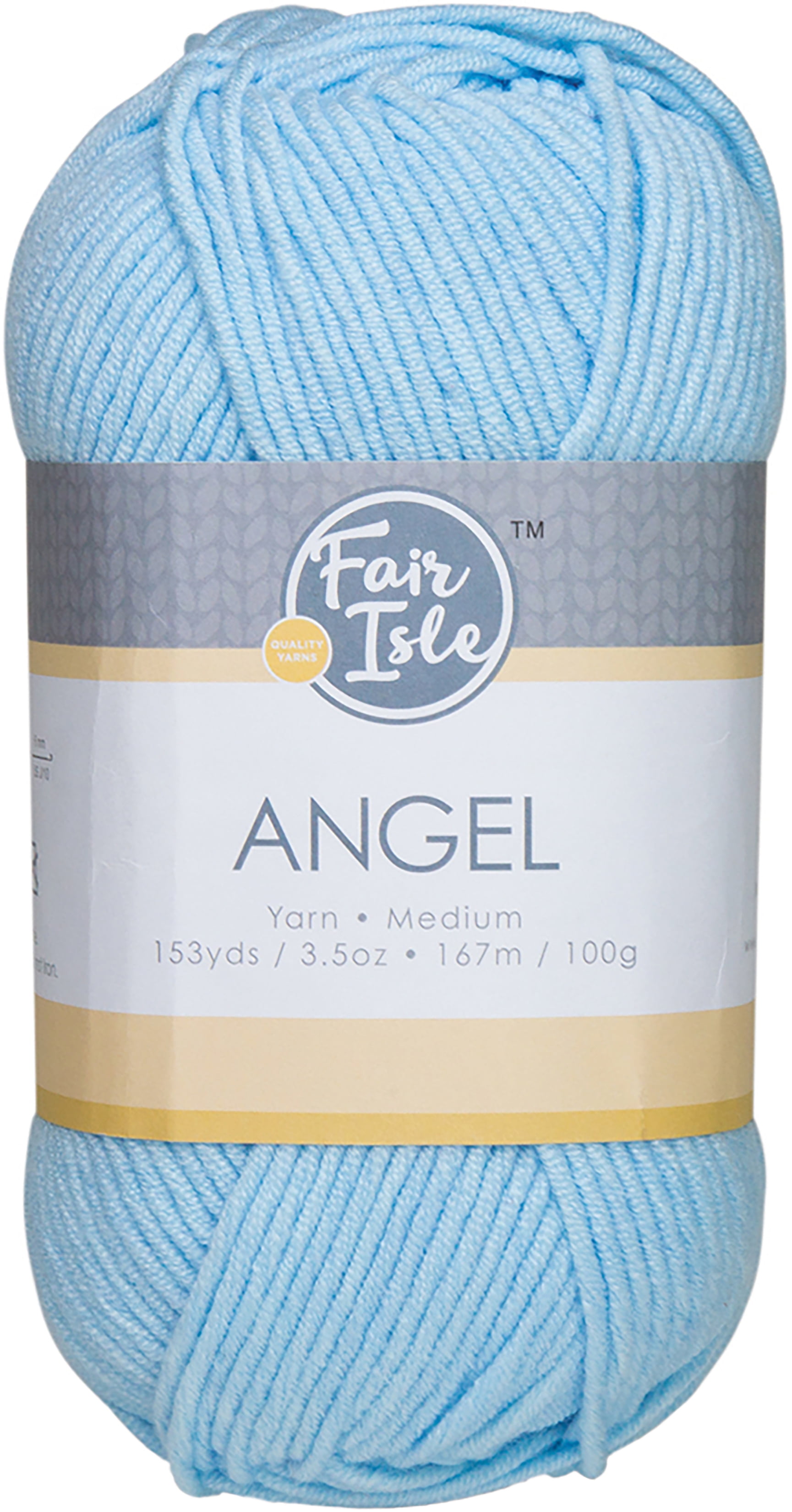 Fair Isle Angel Yarn-Cool Blue - Walmart.com