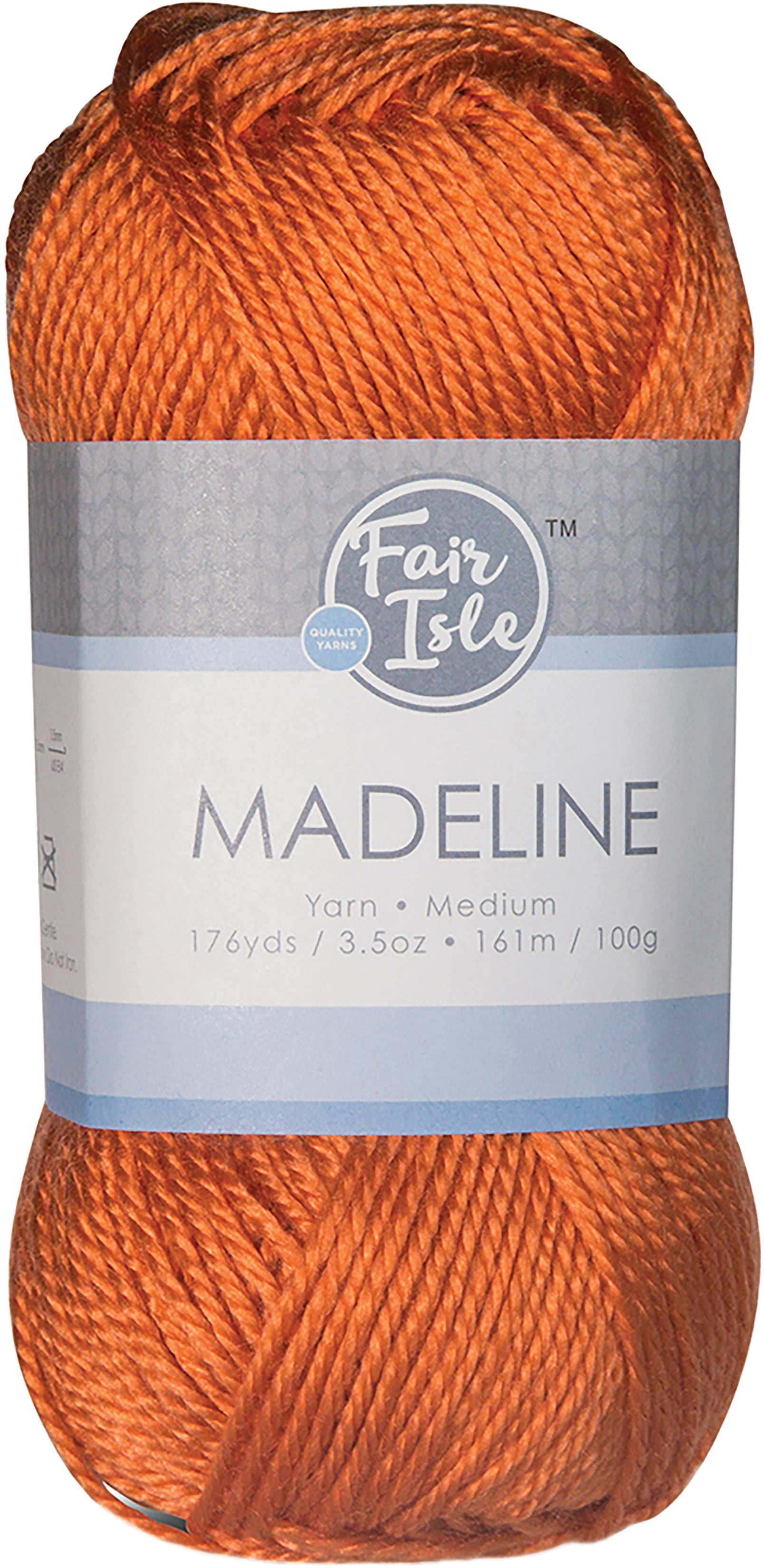Fair Isle Madeline Yarn-Nectarine - Walmart.com