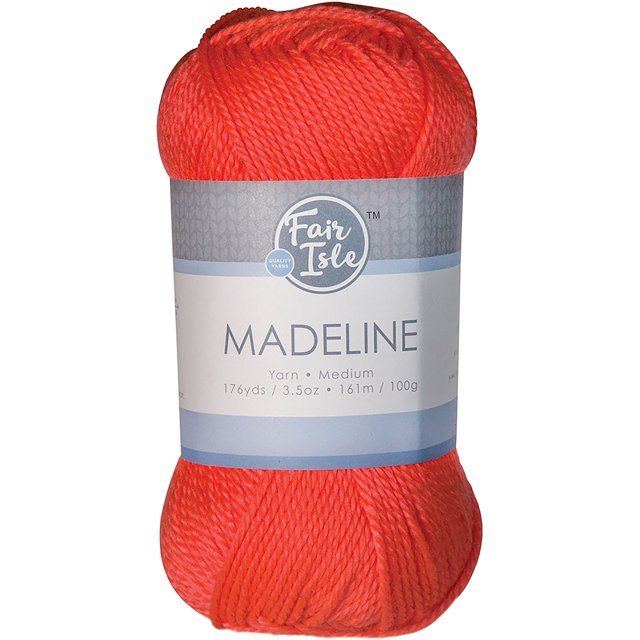 Fair Isle Madeline Yarn-orange You Happy - Walmart.com