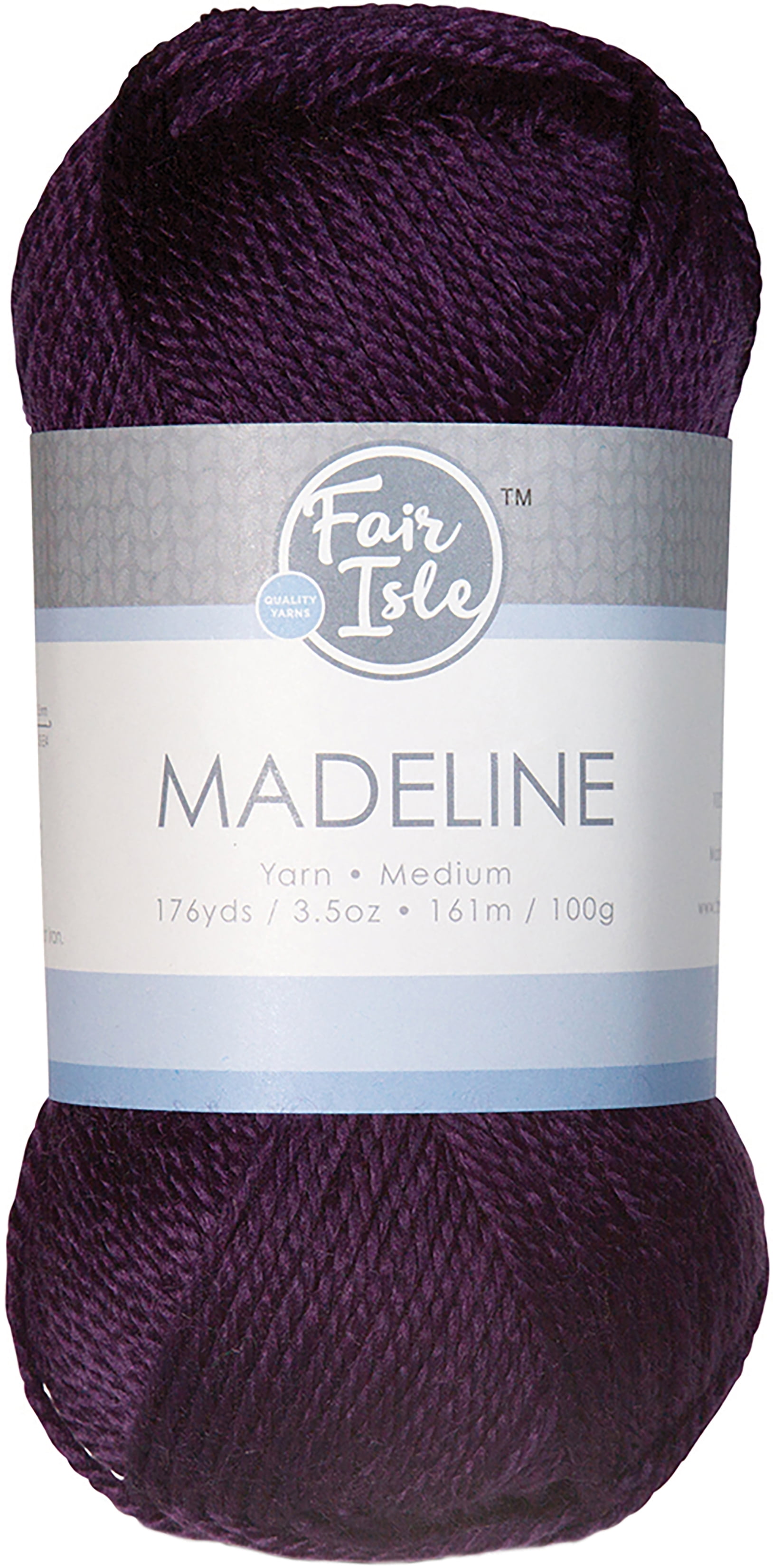 Fair Isle Madeline Yarn-plum - Walmart.com