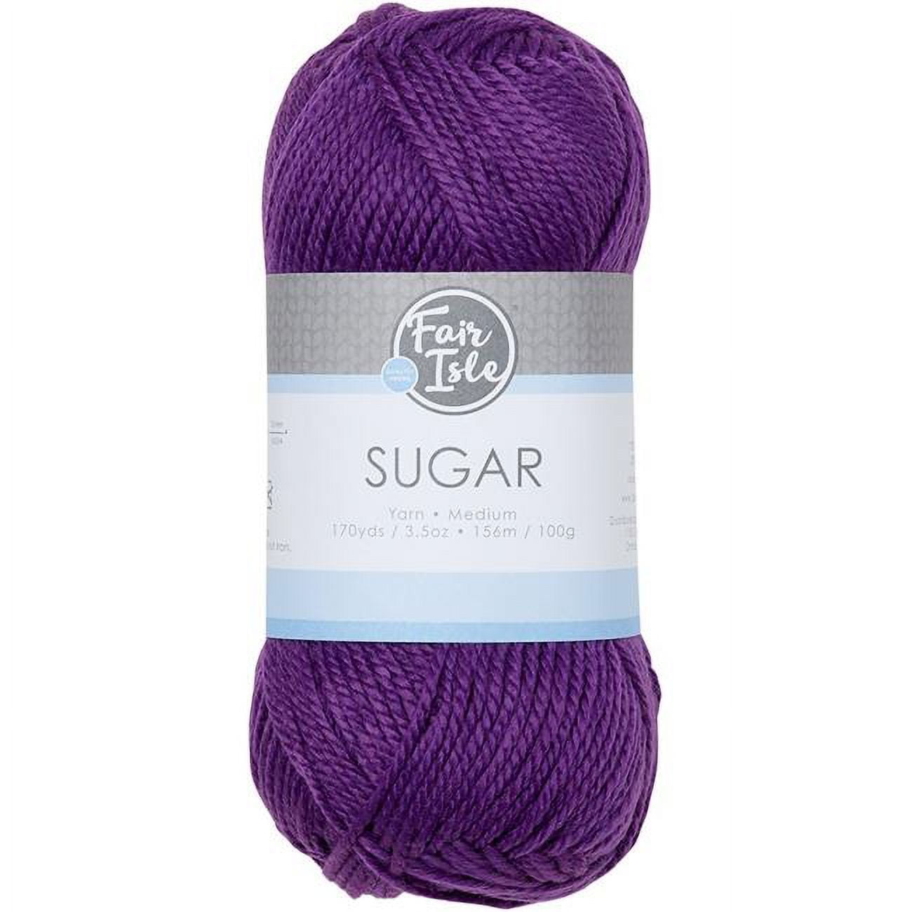 Fair Isle SU101912-6103 Hyacinth - Sugar Yarn - Walmart.com