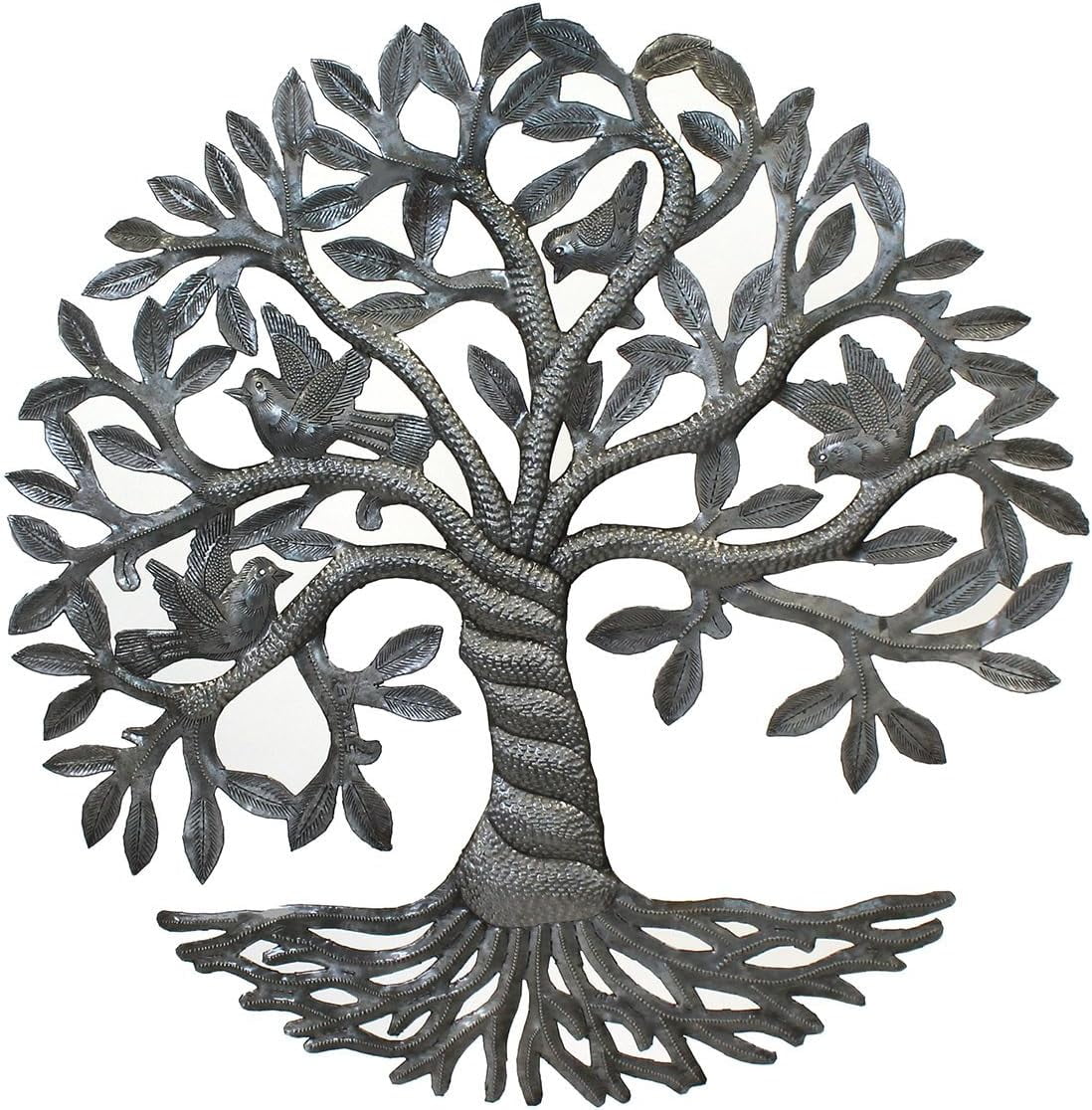 Fair Trade from Haiti Celtic Twisted Rooted Tree of Life Haitian Steel ...