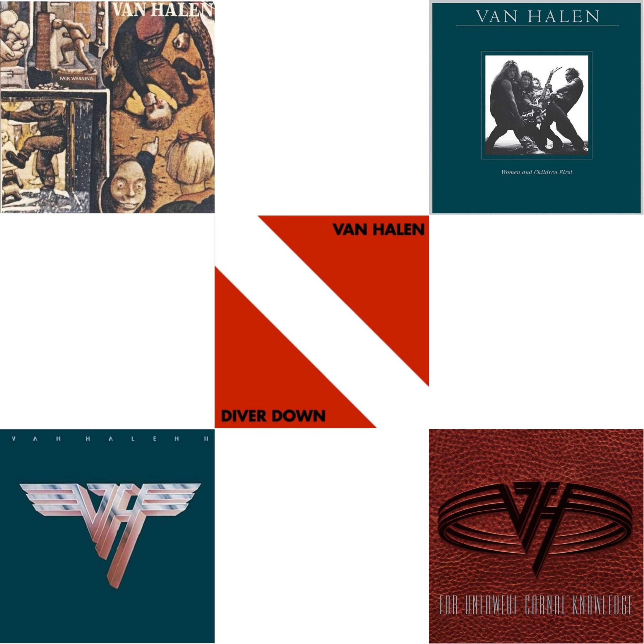 Fair Warning & Van Halen Ii (180G/Remastered) & Diver Down & Women & Children First & For ...