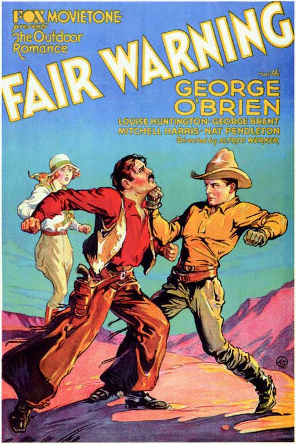 Fair Warning - movie POSTER (Style A) (11" x 17") (1930) - Walmart.com