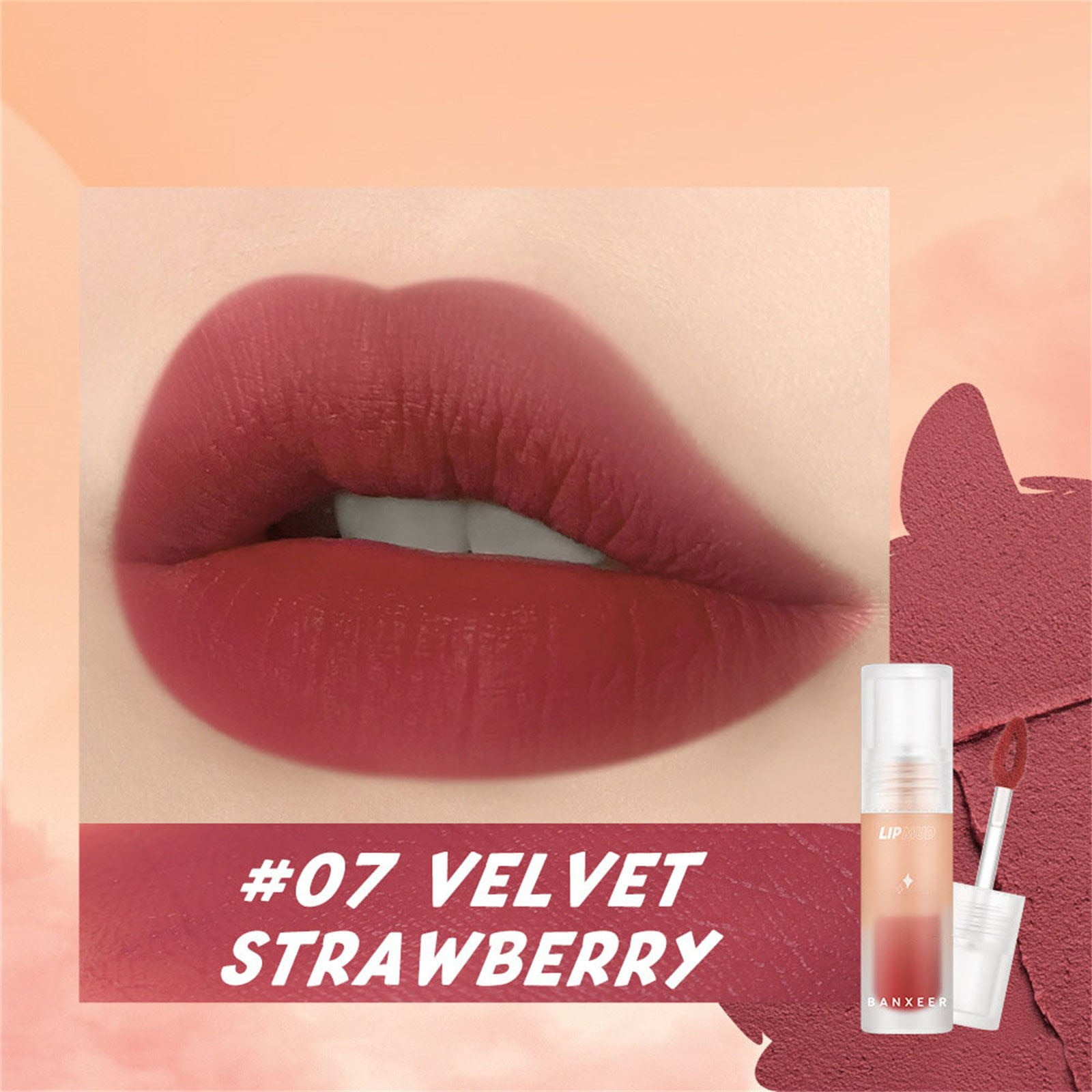 Fair skin High-end products Lipstick Lip Mud Long Lasting Proof Velvet ...