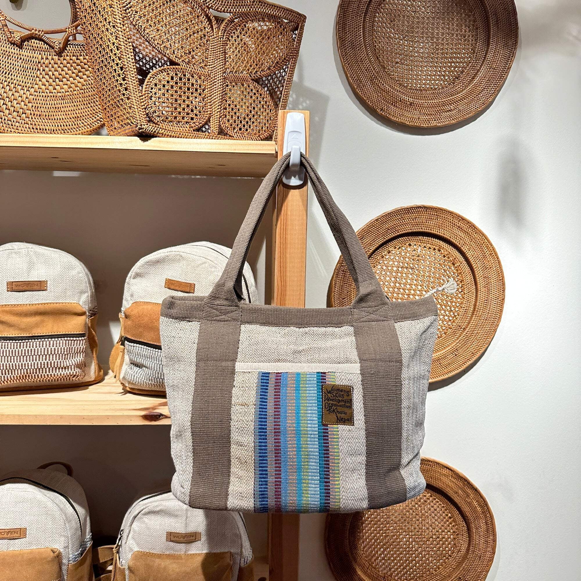 Fair Trade Tote Bag with Pocket - Walmart.com