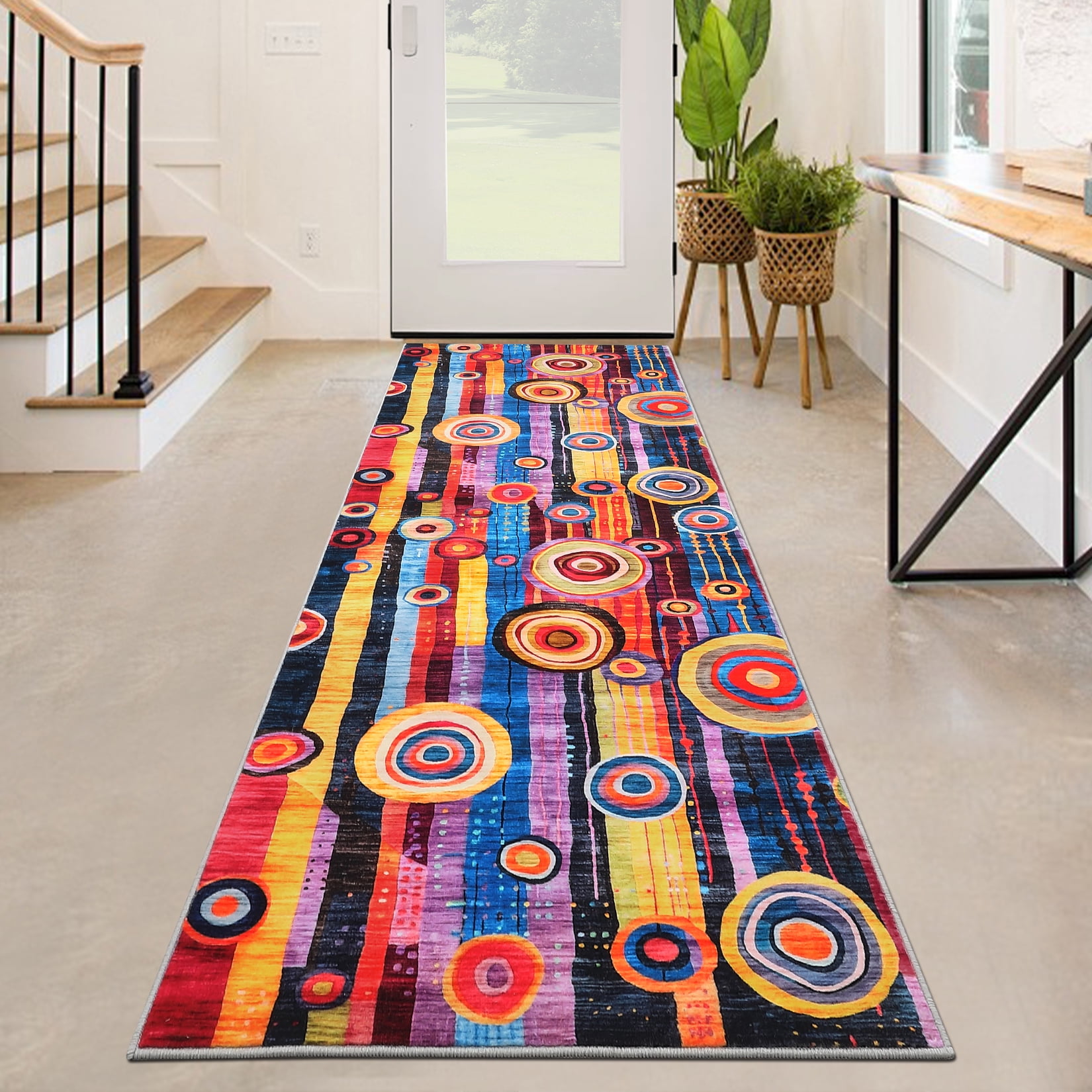 FairOnly 2'x6' Runner Rugs for Hallway Washable Soft Modern Rugs for ...