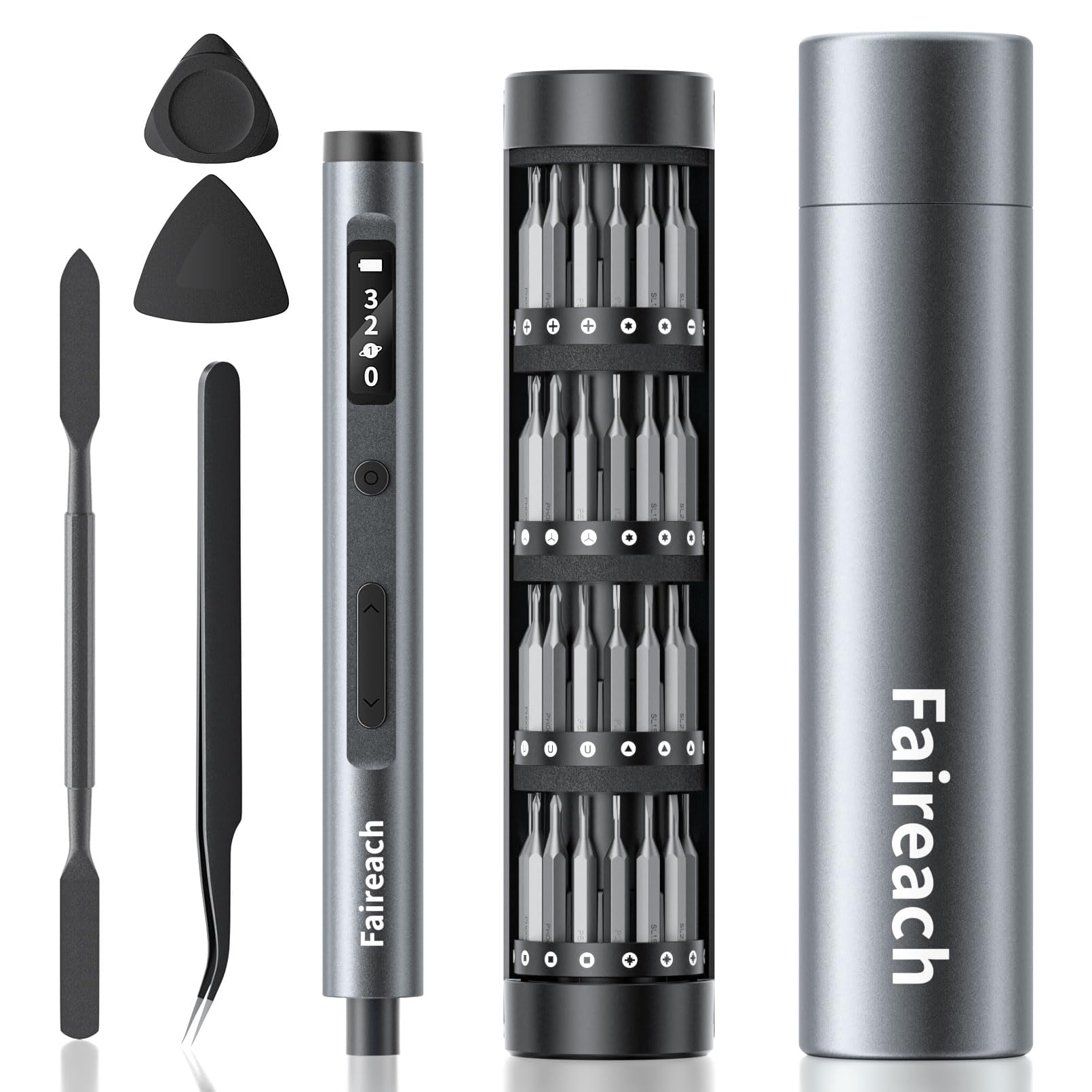 Faireach 65-IN-1 Mini Electric Screwdriver Cordless, 500mAh Precision ...