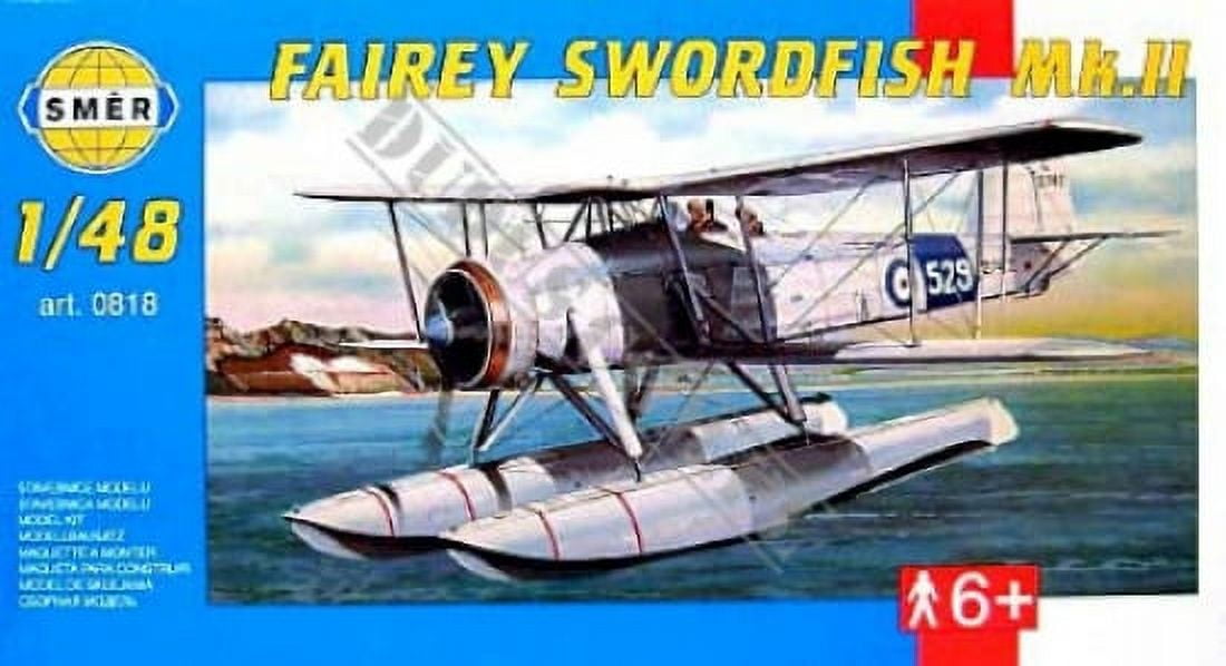 Fairey Swordfish Mk II Floatplane (1/48 model kit) - Walmart.com