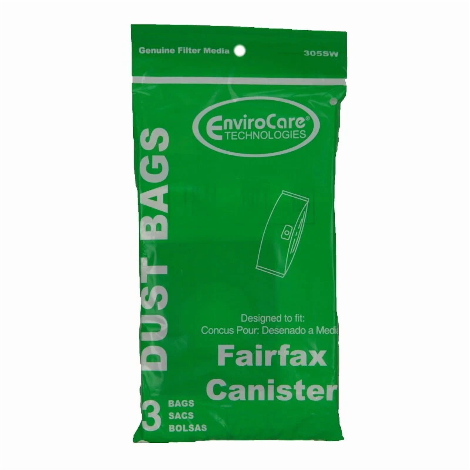 Fairfax Canister Vacuum Cleaner S1 Micro Filter Paper Bags 3 Pk Generic ...
