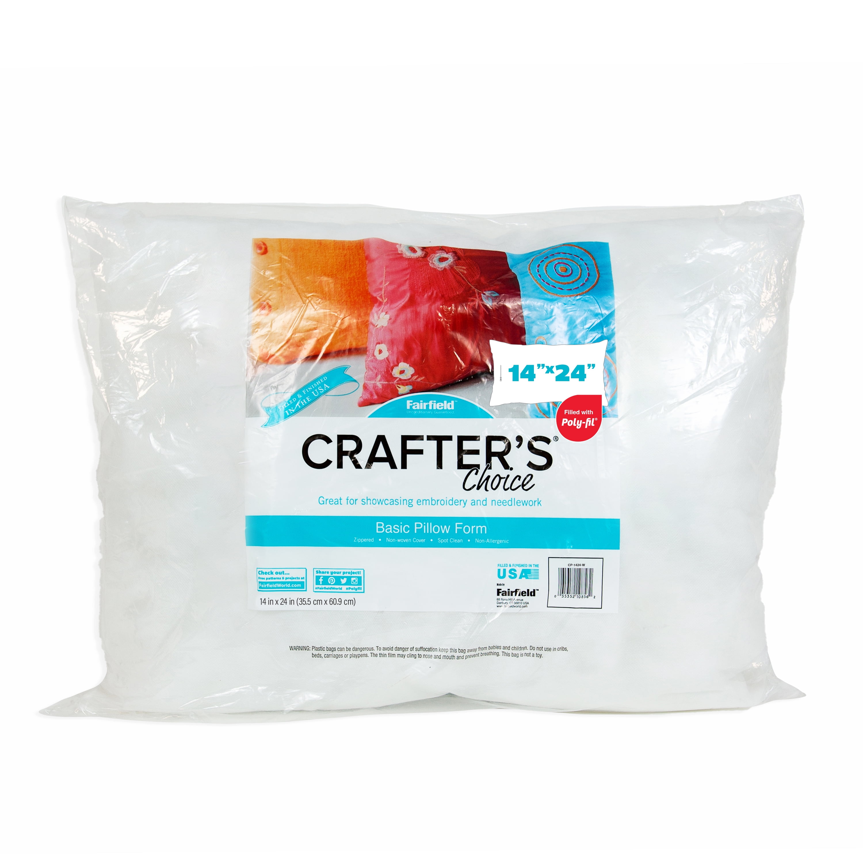 Fairfield Crafter’s Choice, Basic Pillow Form, Personalizable Pillow ...