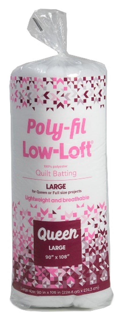 Fairfield Poly-Fil Low Loft Quilt Batting, Premium Polyester Batting ...